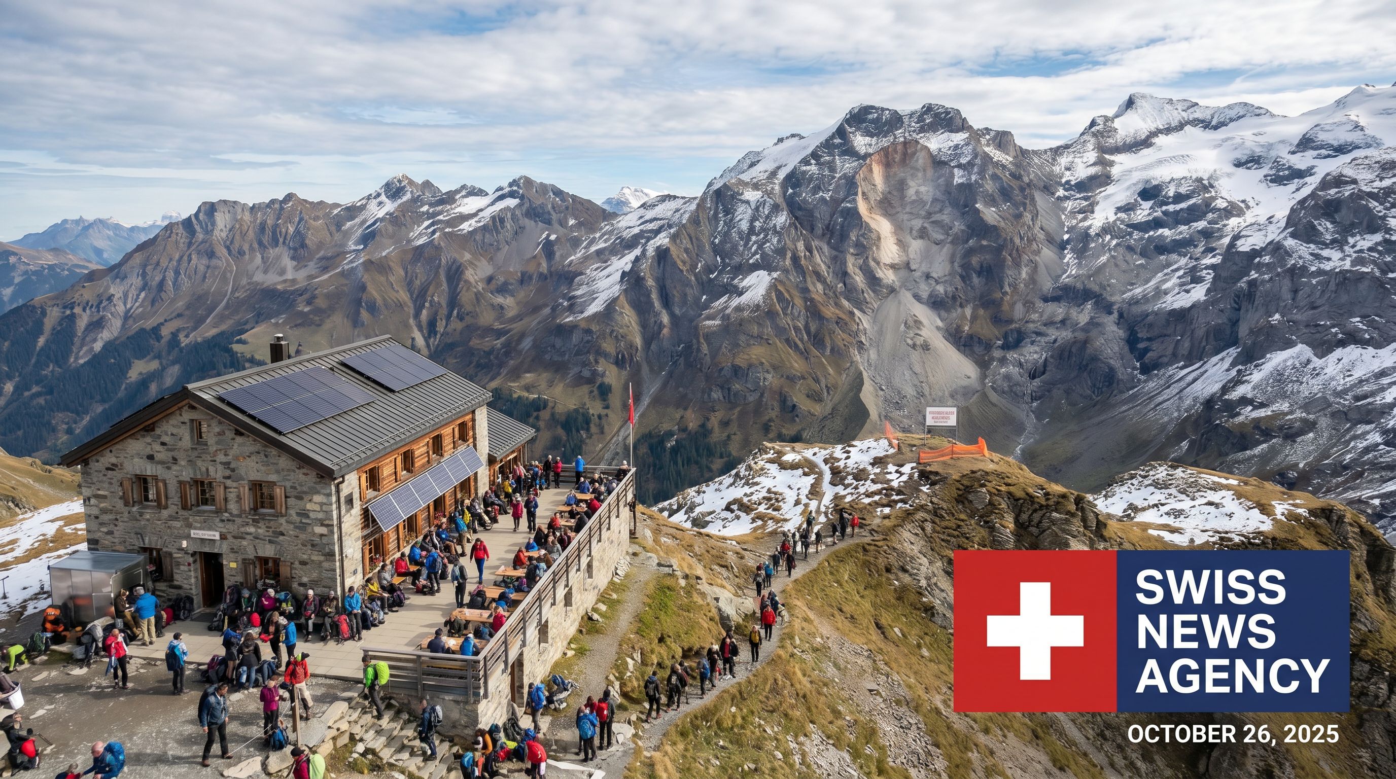 Alpine Paradox: Record Demand for Swiss Huts as Rockfall Highlights ...