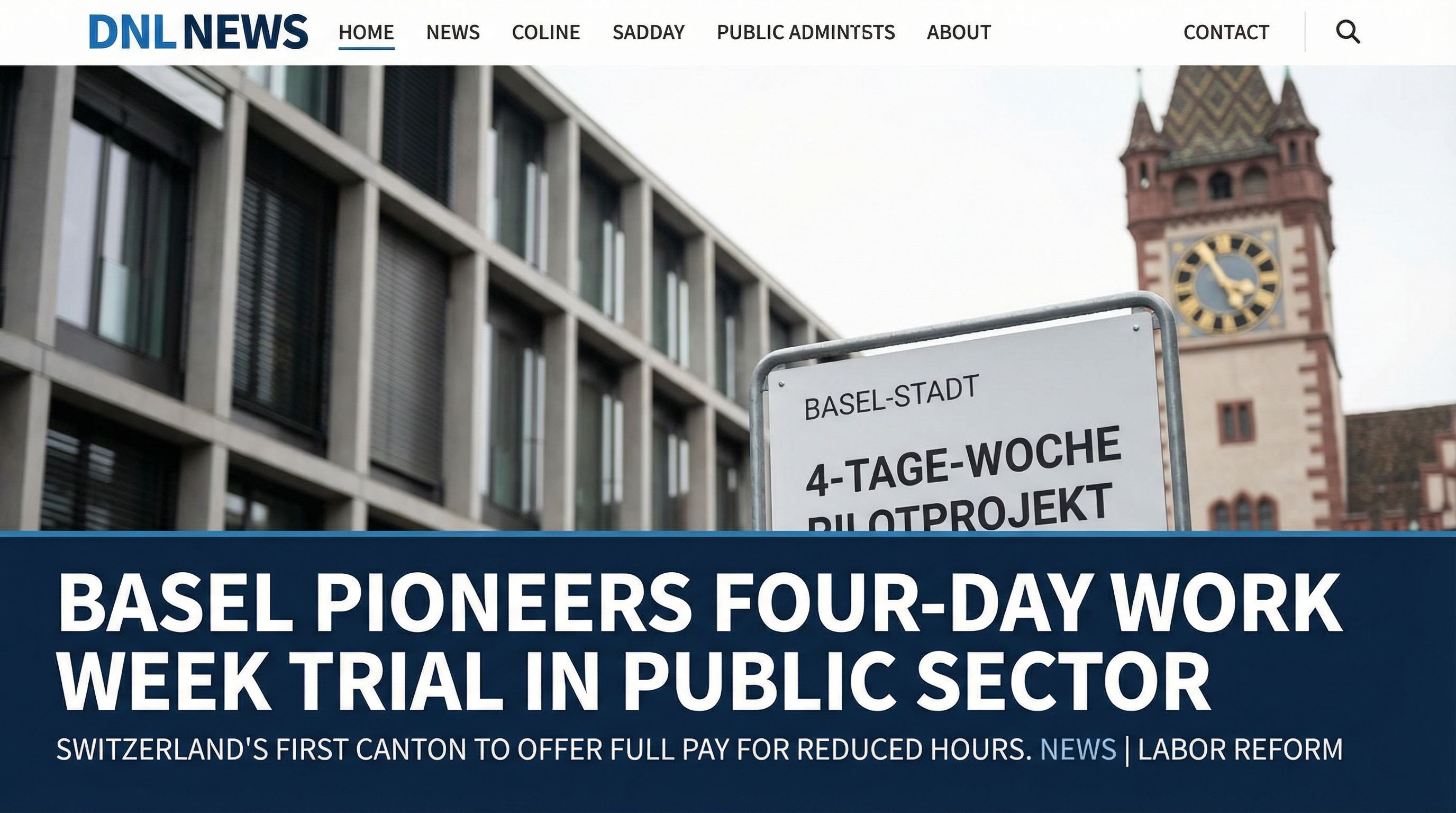 Basel Pioneers Four-Day Work Week Trial in Public Sector