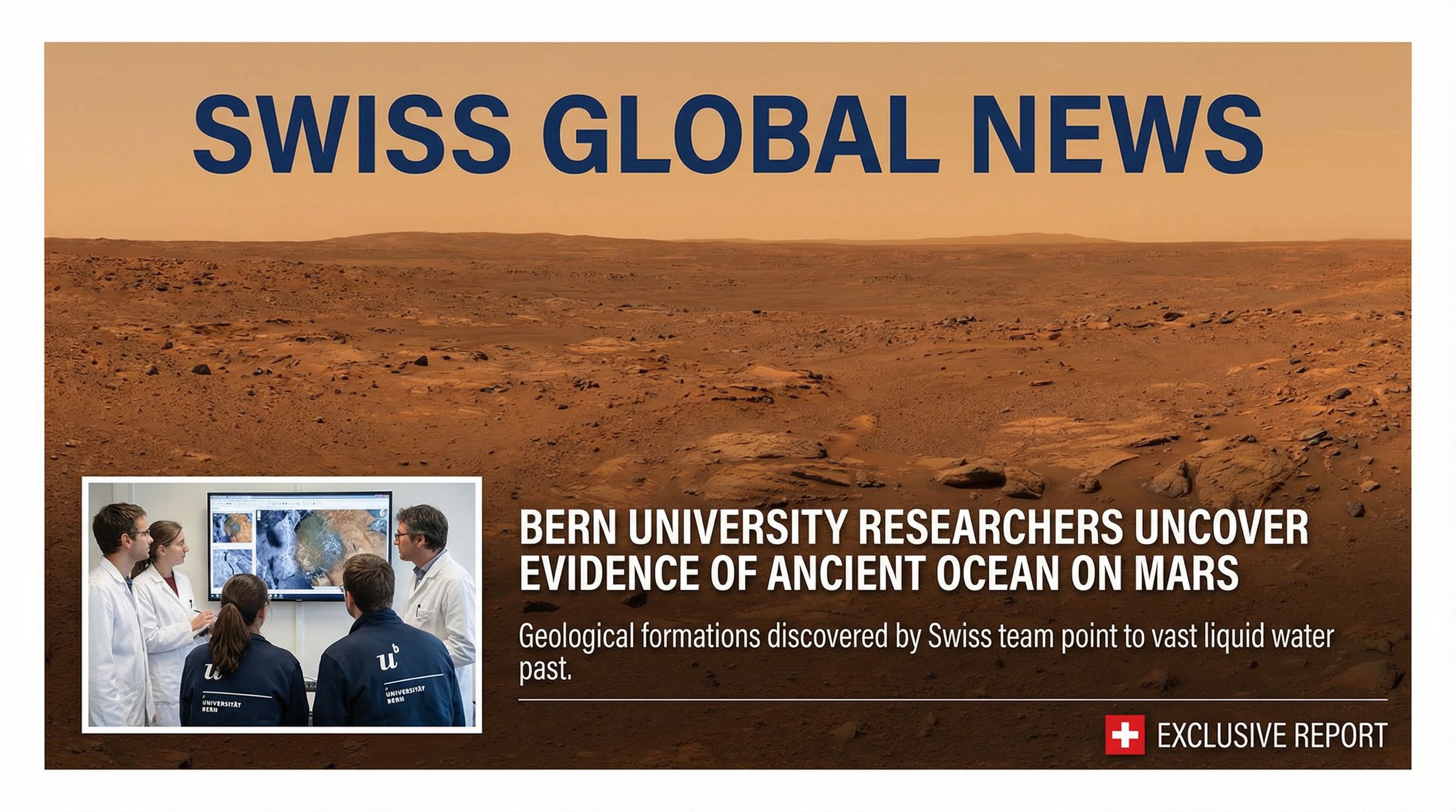 Bern University Researchers Uncover Evidence of Ancient Ocean on Mars