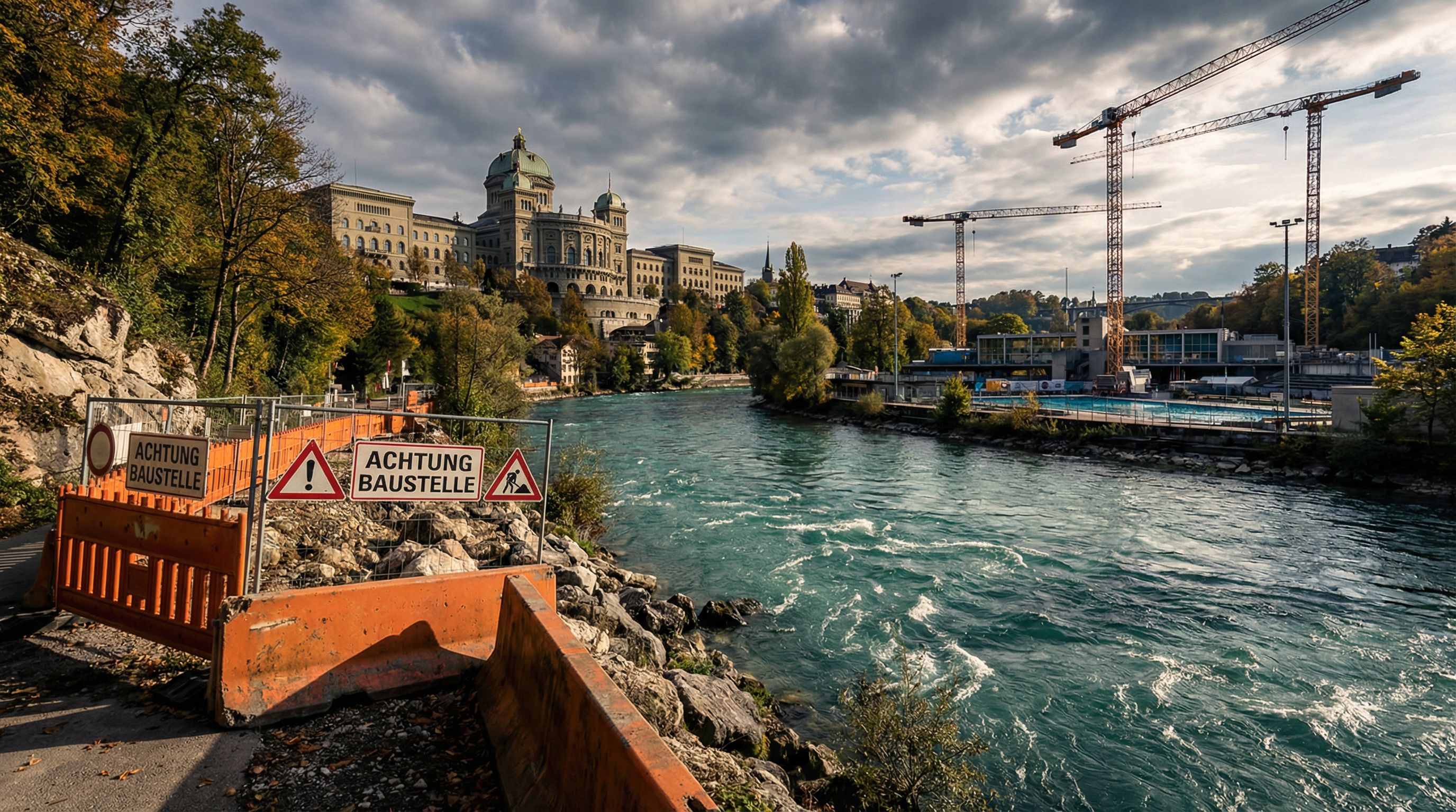 Bern to restrict Aare river access for major construction work