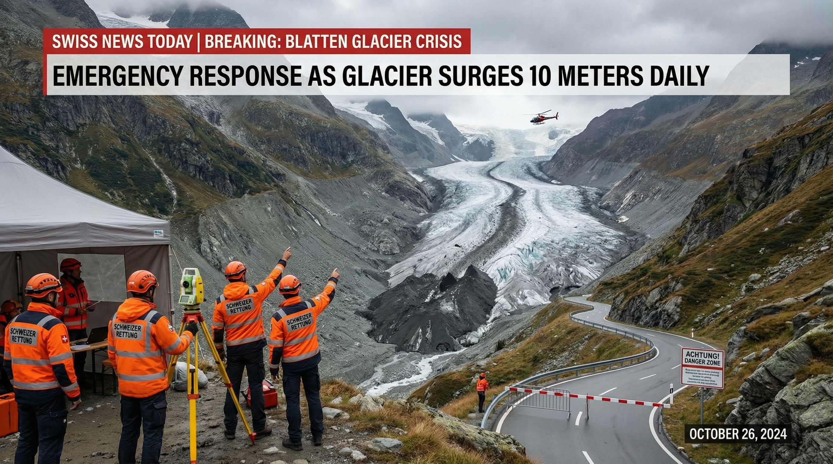 Blatten Glacier Movement Sparks Emergency Response