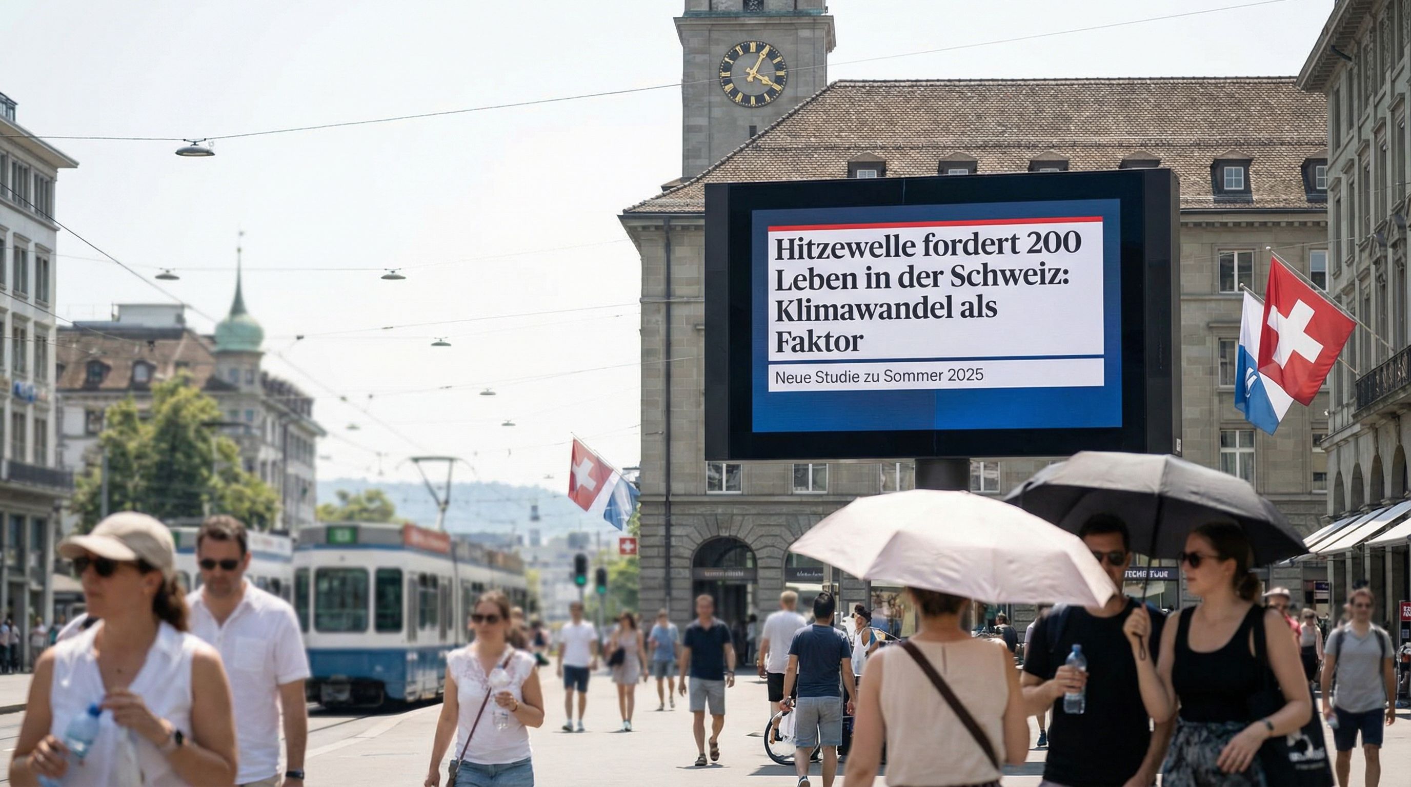 Climate Change Claims 200 Lives in Swiss Summer Heat Wave
