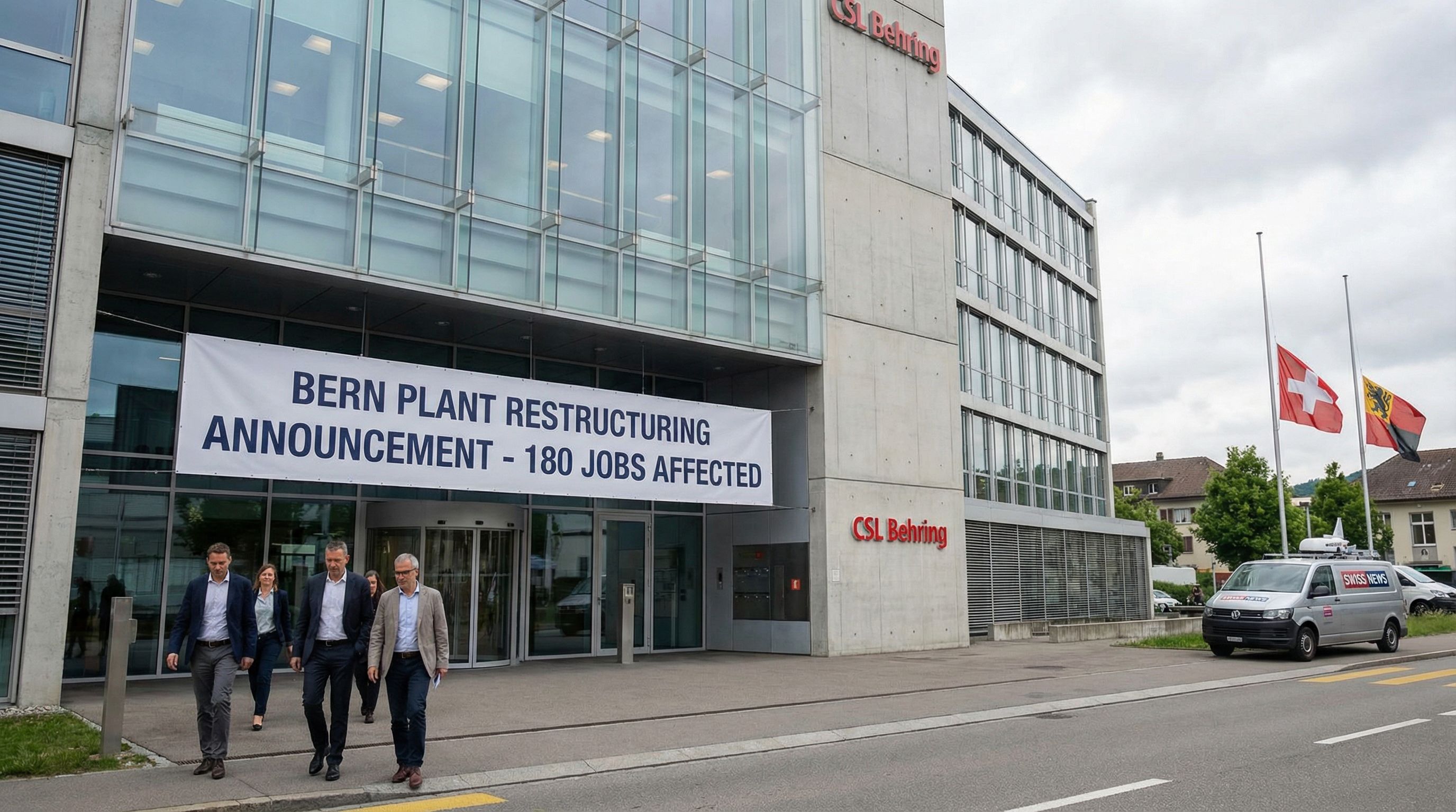 CSL Behring to Cut 180 Jobs at Bern Pharmaceutical Plant