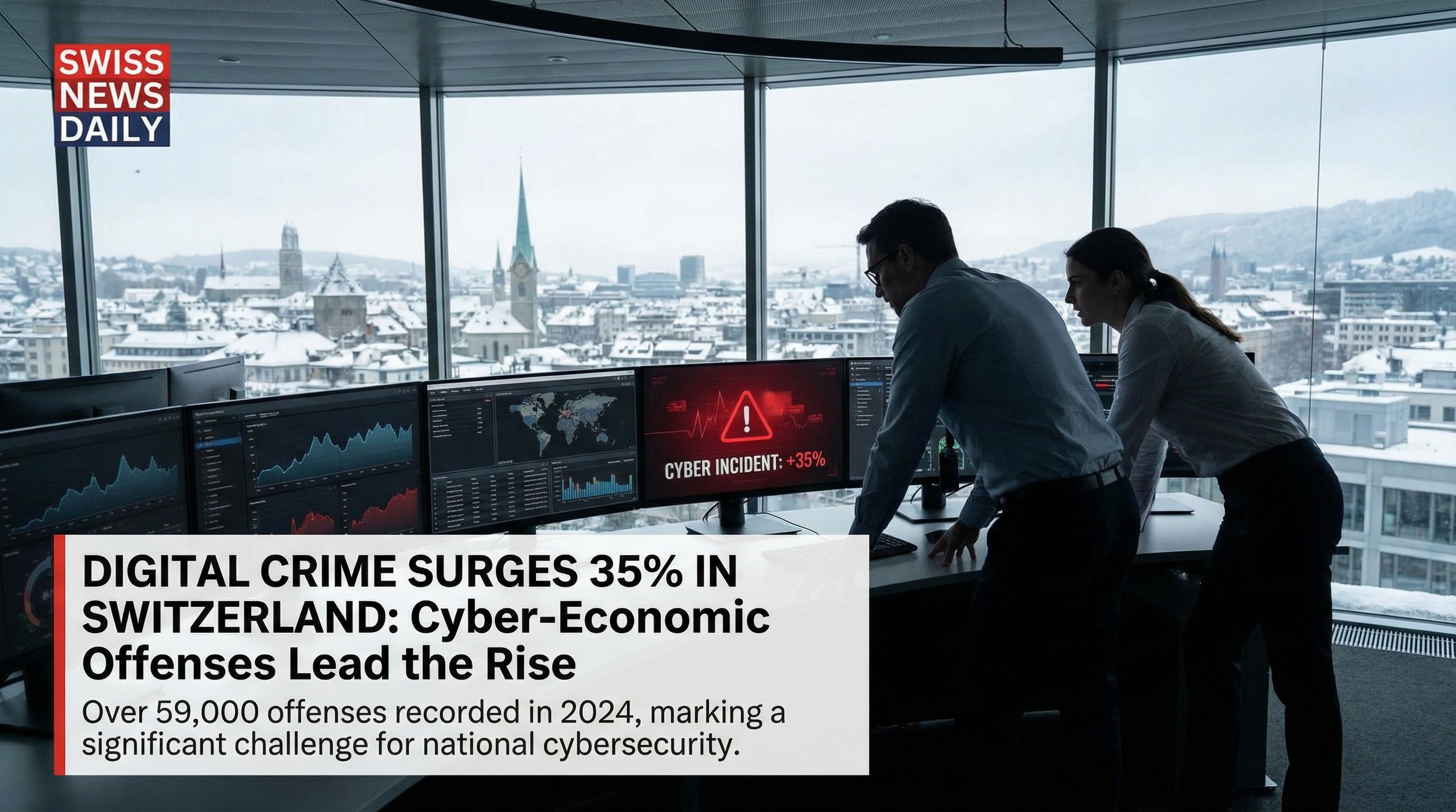Digital Crime Surges 35% in Switzerland: Cyber-Economic Offenses Lead ...