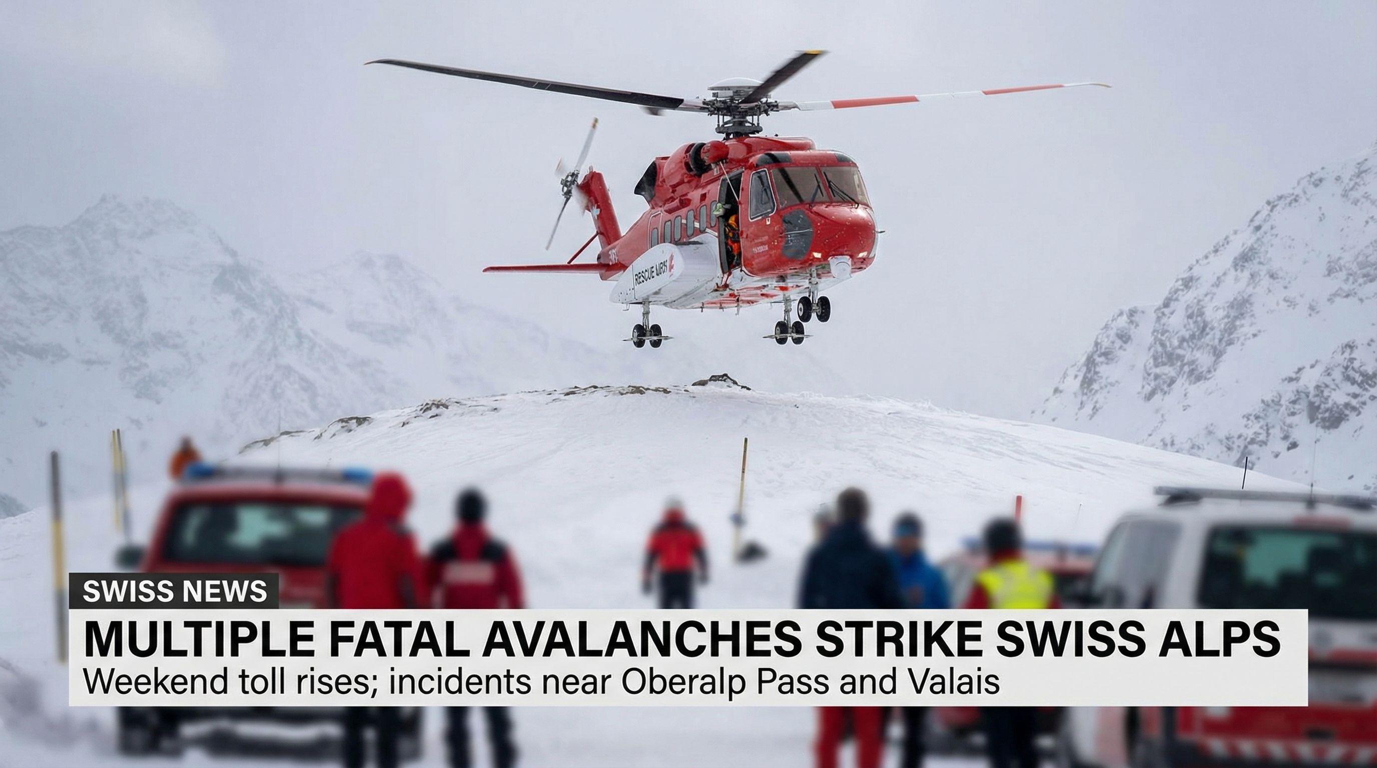 Multiple Fatal Avalanches Strike Swiss Alps