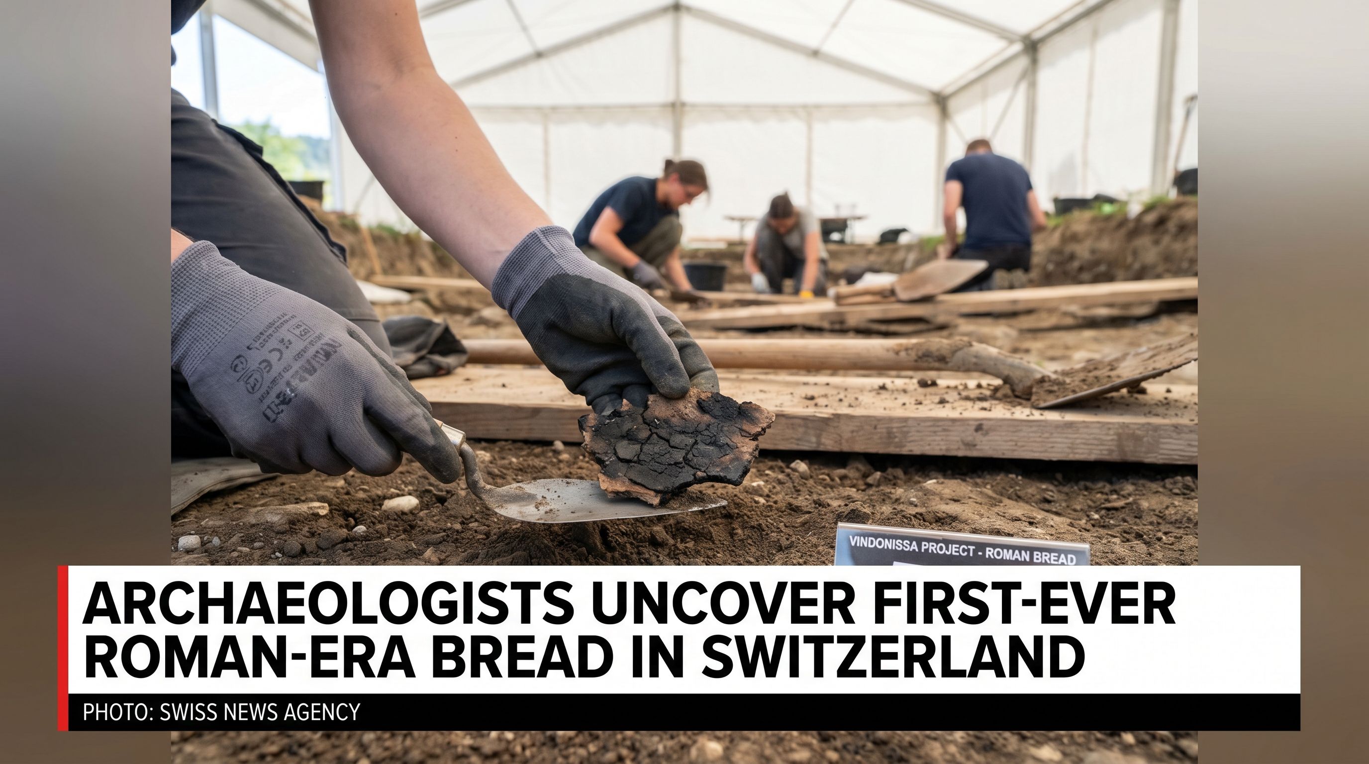 Archaeologists Uncover First-Ever Roman-Era Bread in Switzerland