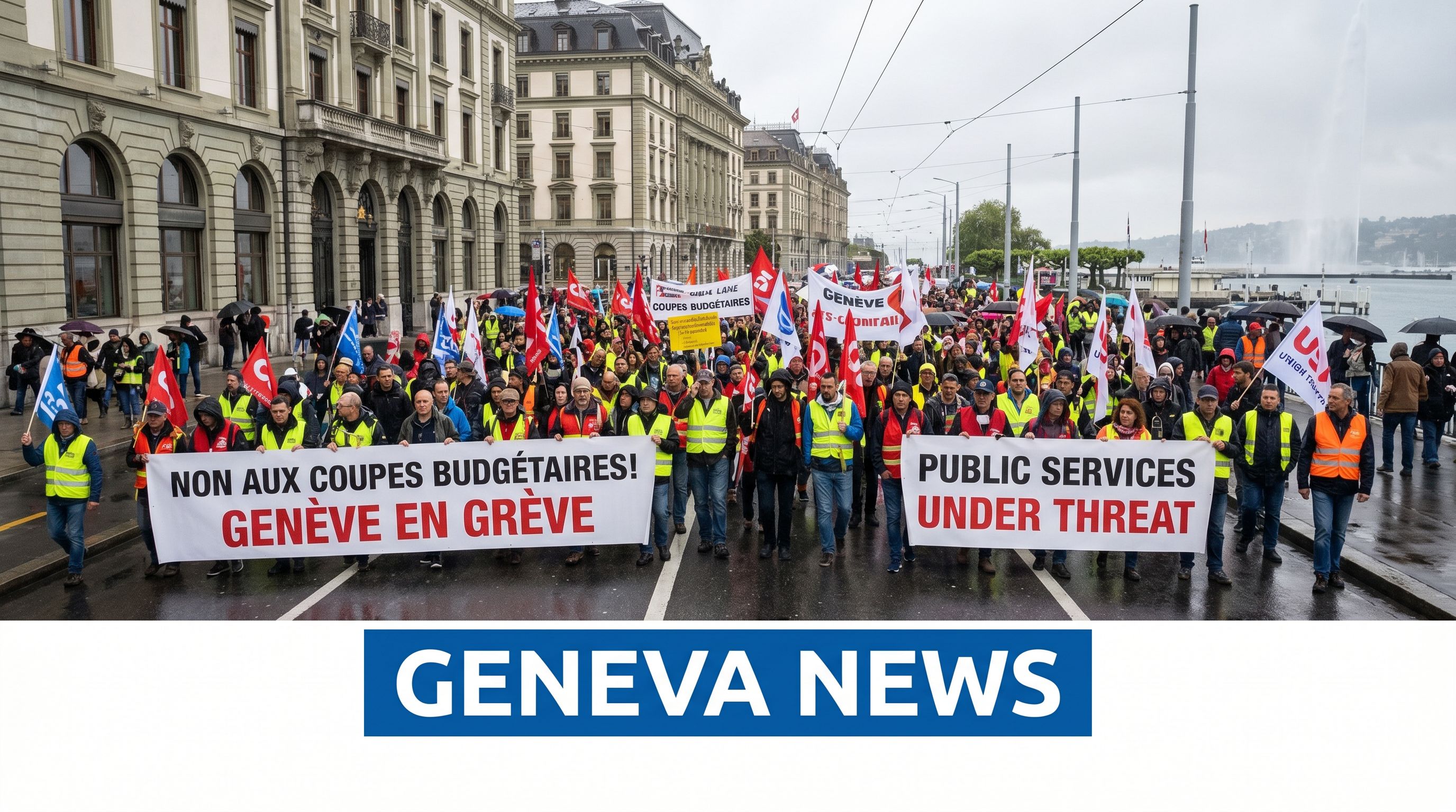 Geneva Struck by Protests as Civil Servants March Against Budget Cuts