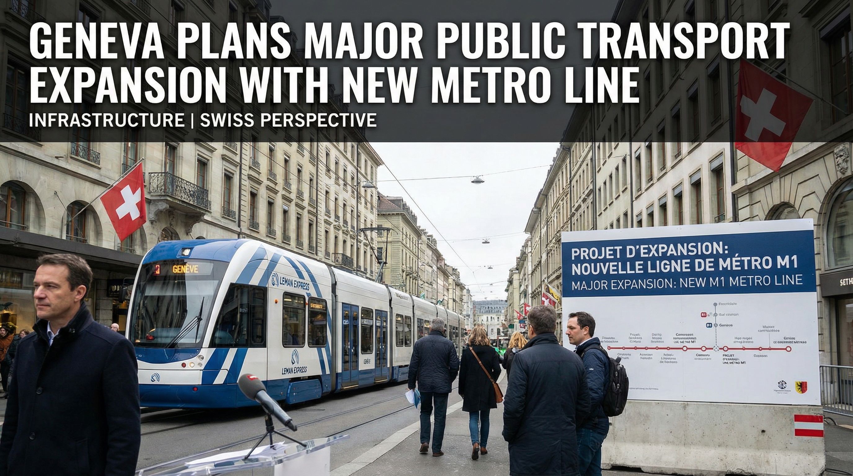Geneva Plans Major Public Transport Expansion with New Metro Line