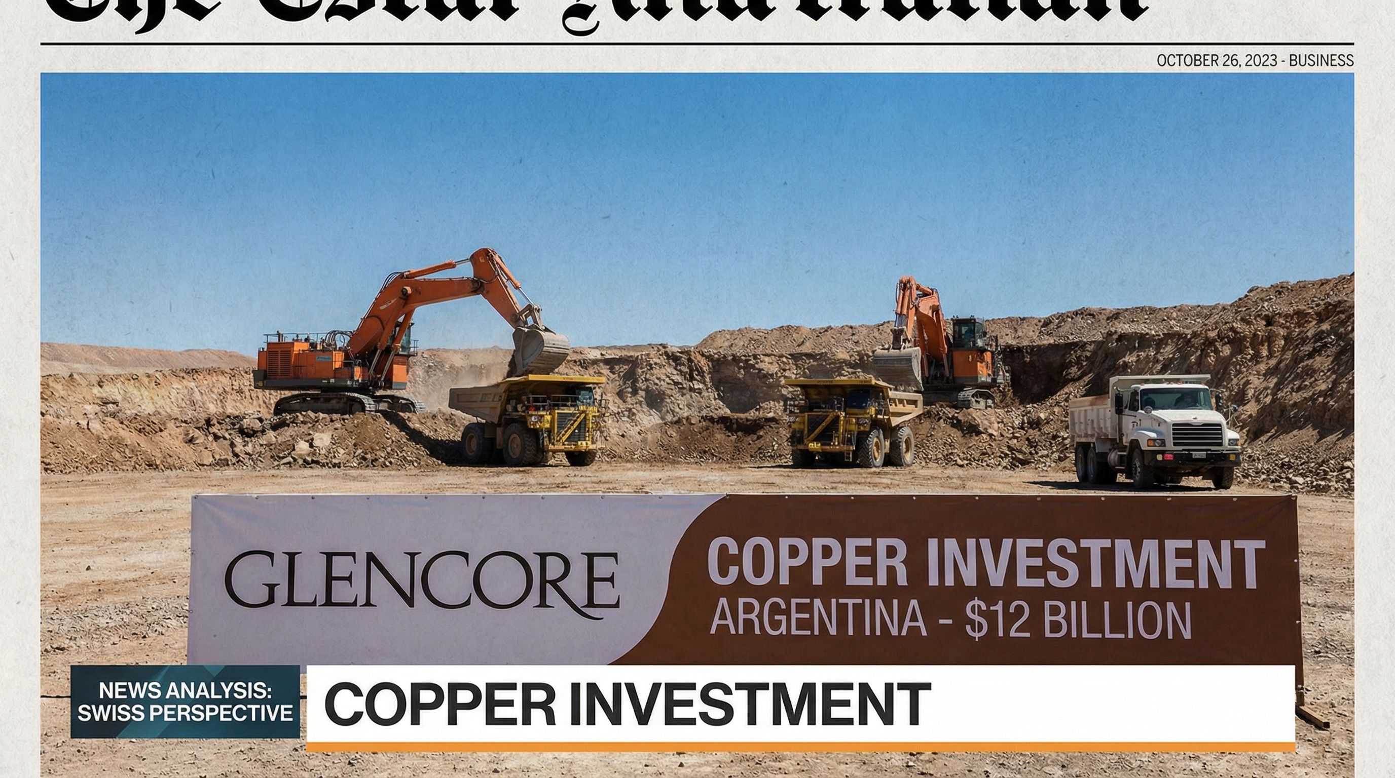 Glencore plans $12 billion copper investment in Argentina