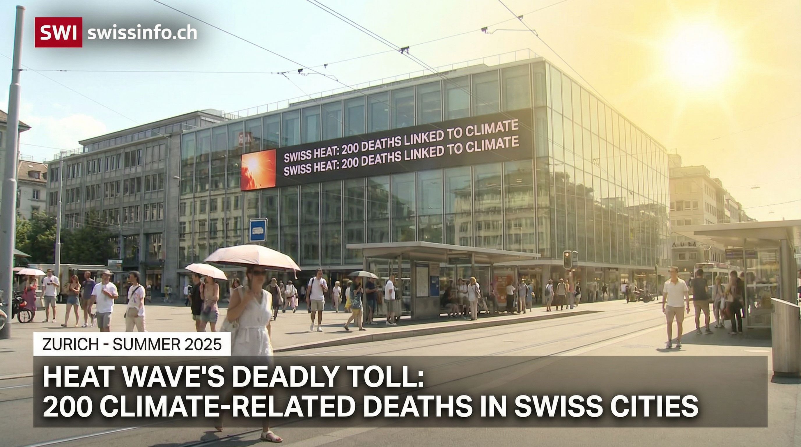 Heat Wave's Deadly Toll: 200 Climate-Related Deaths in Swiss Cities