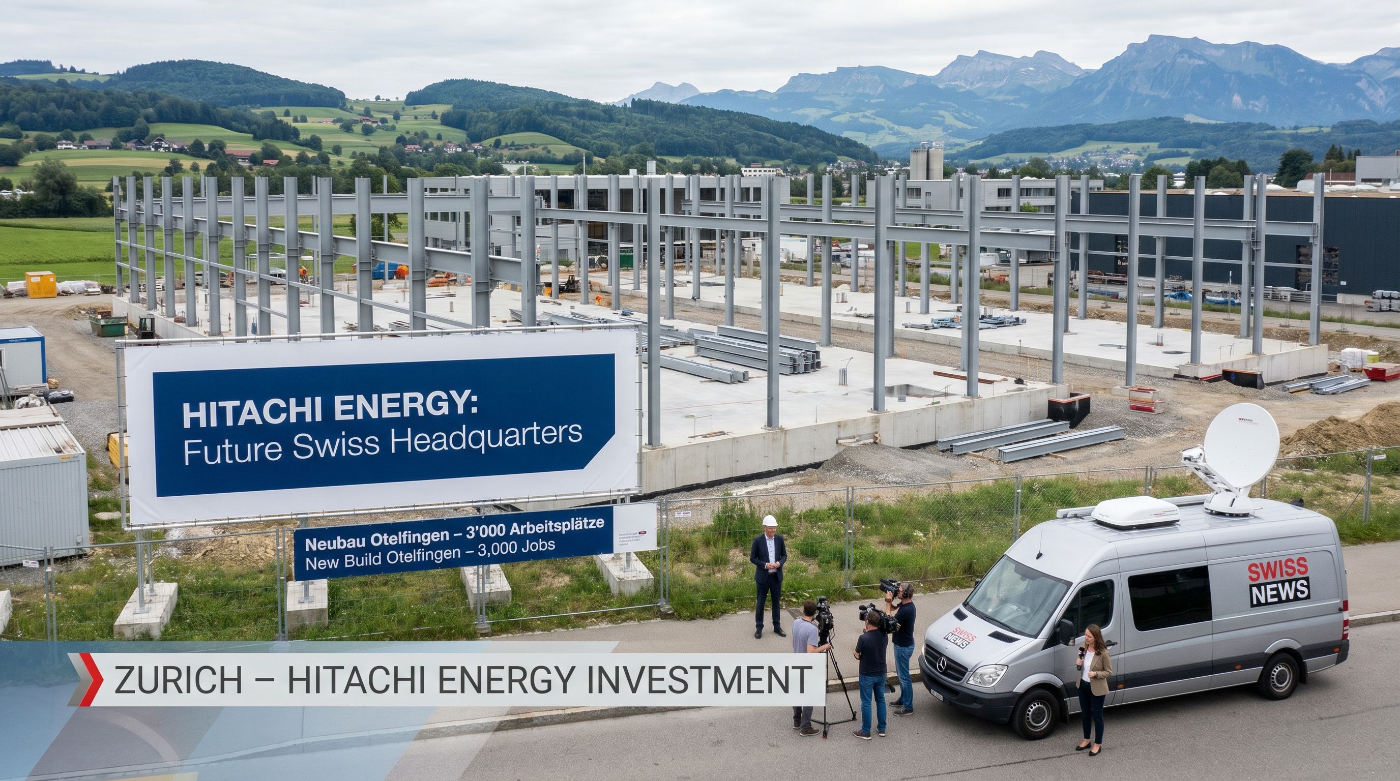 Hitachi Energy to Build New Swiss HQ, Creating 3,000 Jobs Near Zurich