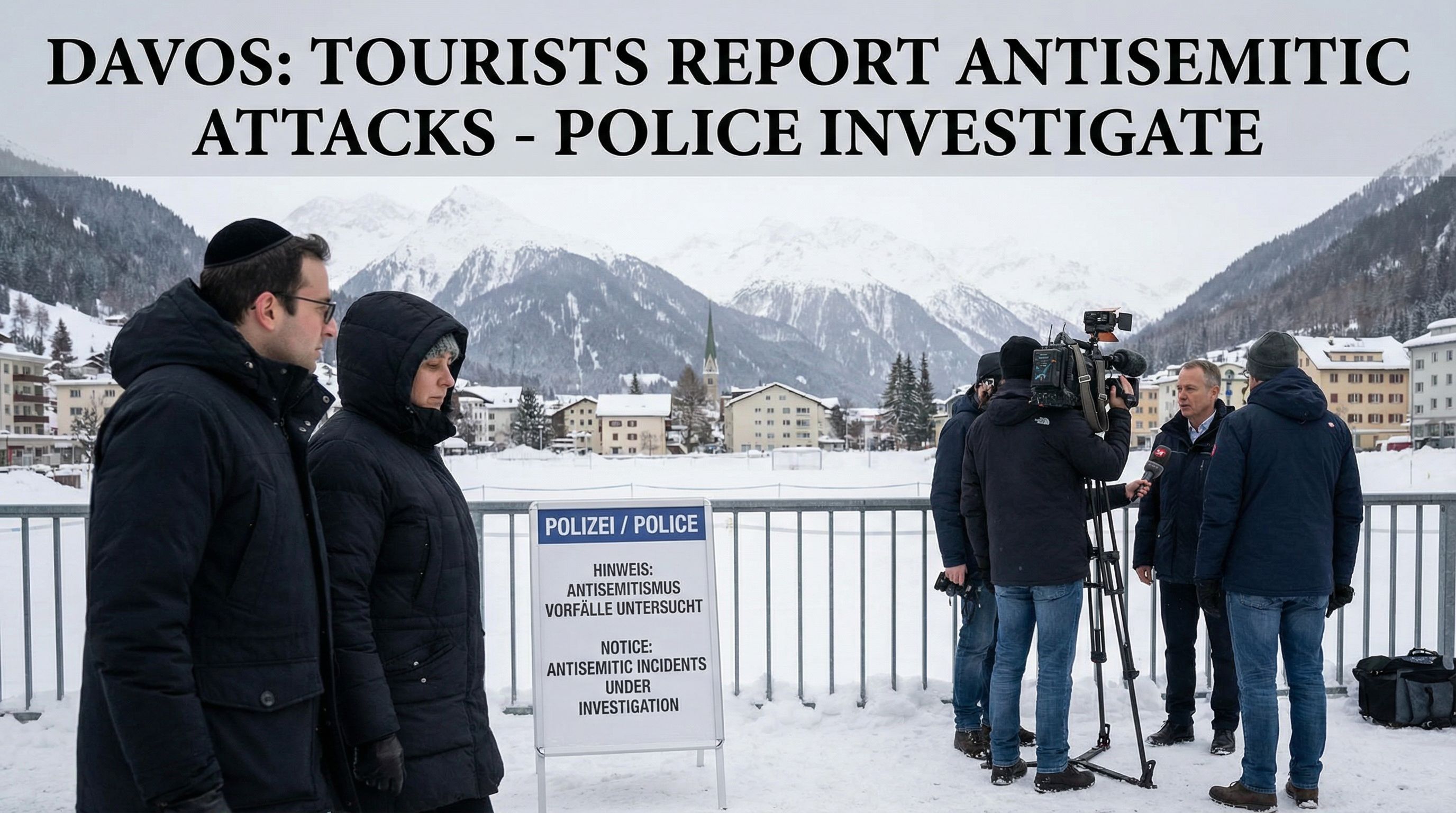 Jewish Tourists Face Antisemitic Attacks in Davos