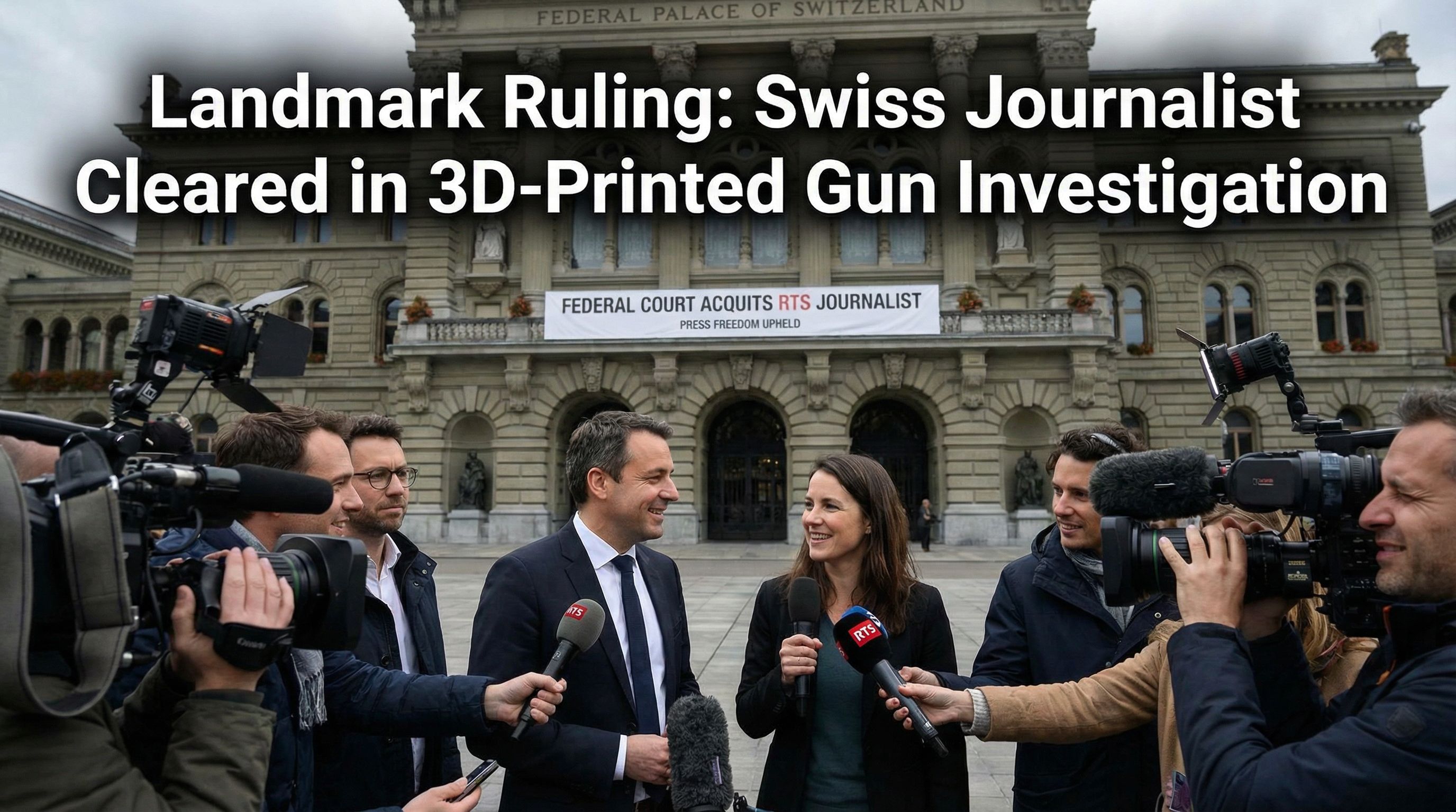 Landmark Ruling: Swiss Journalist Cleared in 3D-Printed Gun Investigation