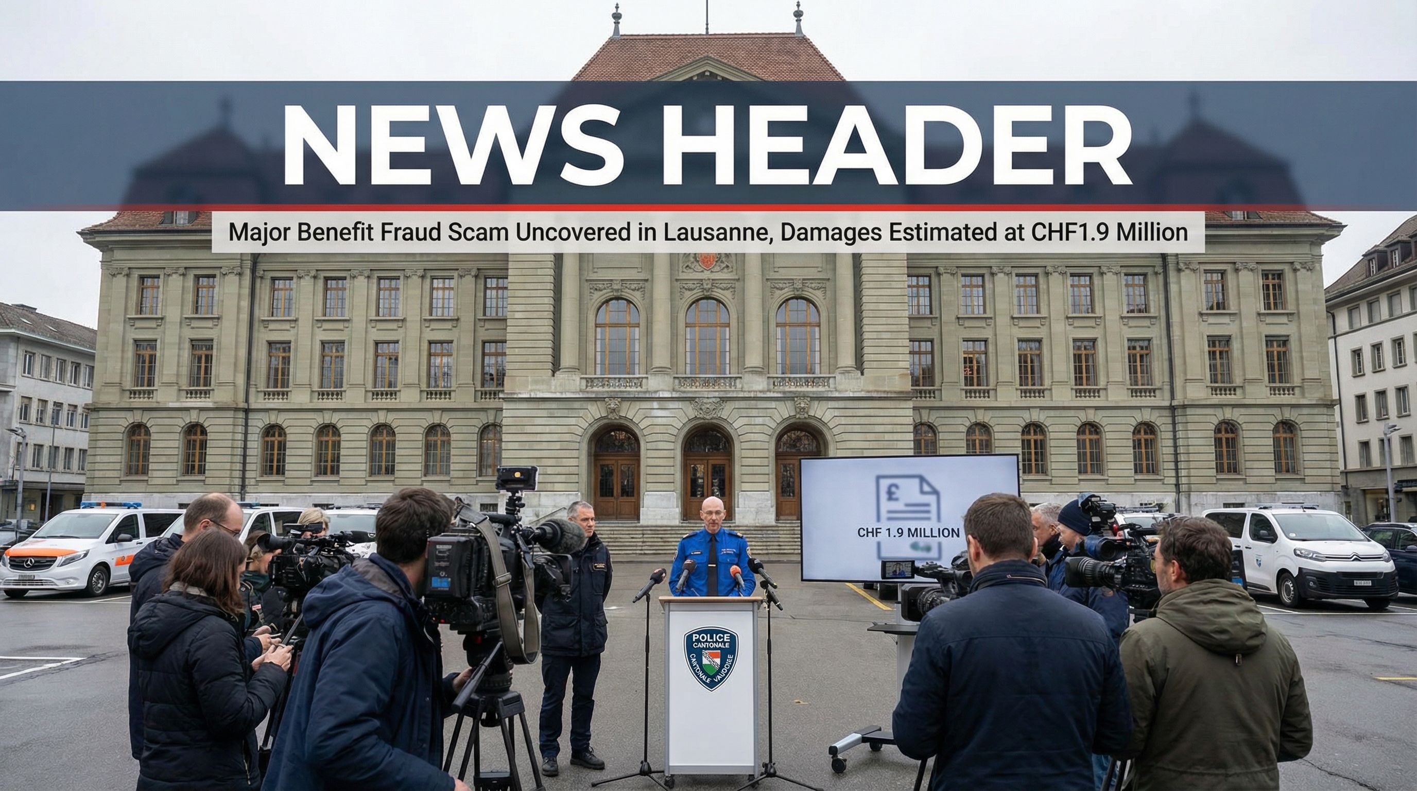 Major Benefit Fraud Scam Uncovered in Lausanne, Damages Estimated at ...