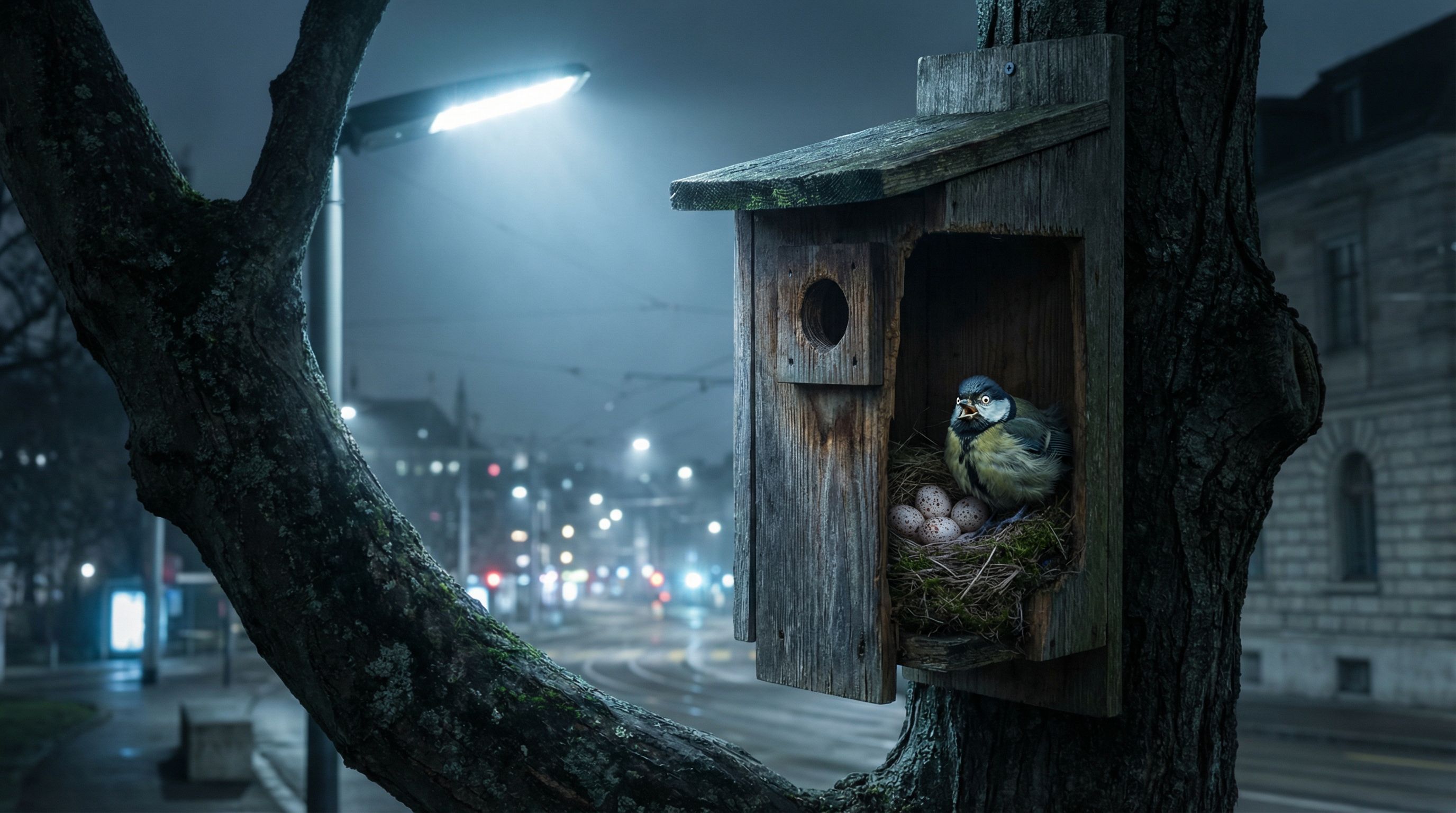 Light Pollution Threatens Swiss Bird Population