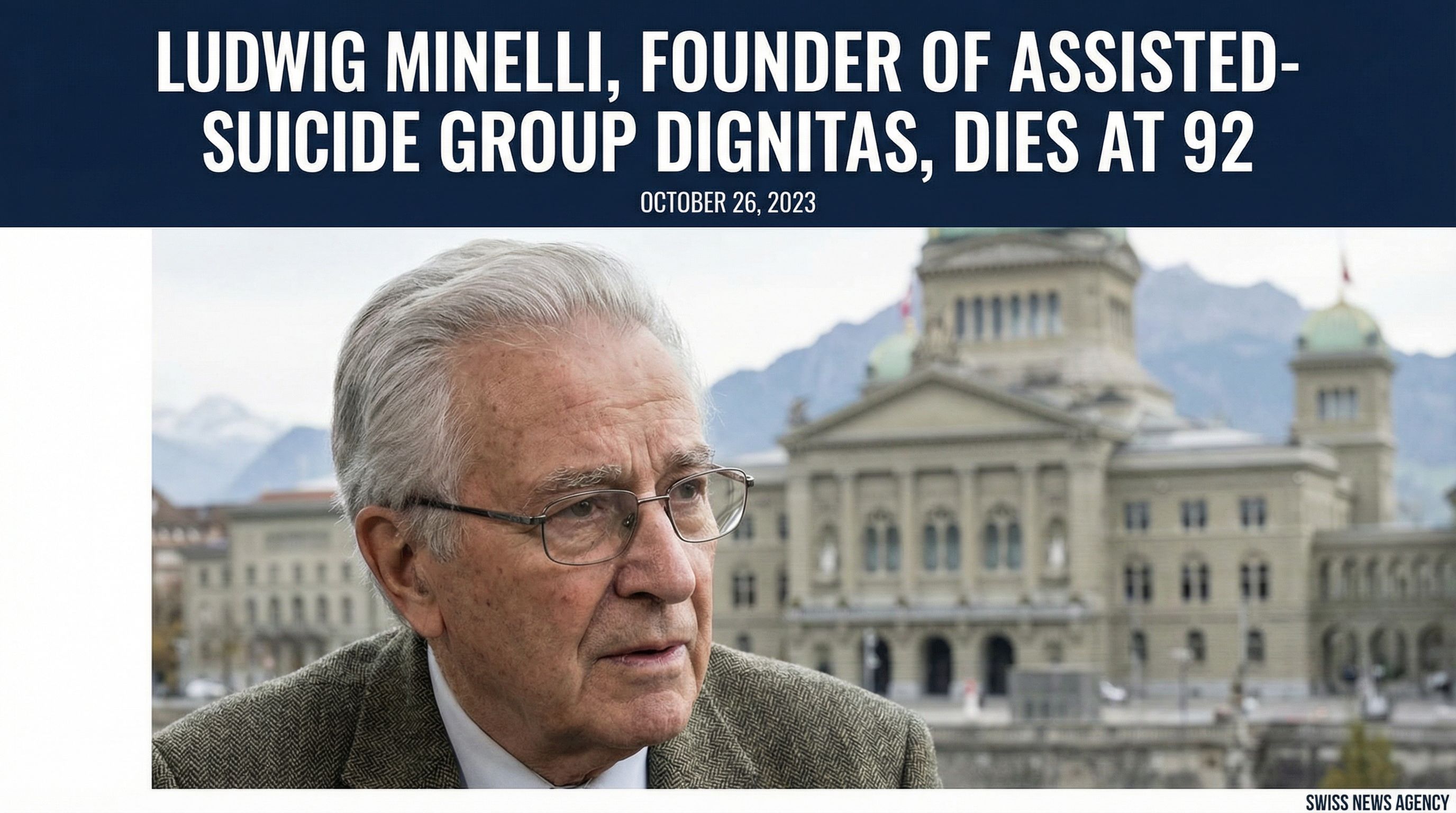 Ludwig Minelli, Founder of Assisted-Suicide Group Dignitas, Dies at 92