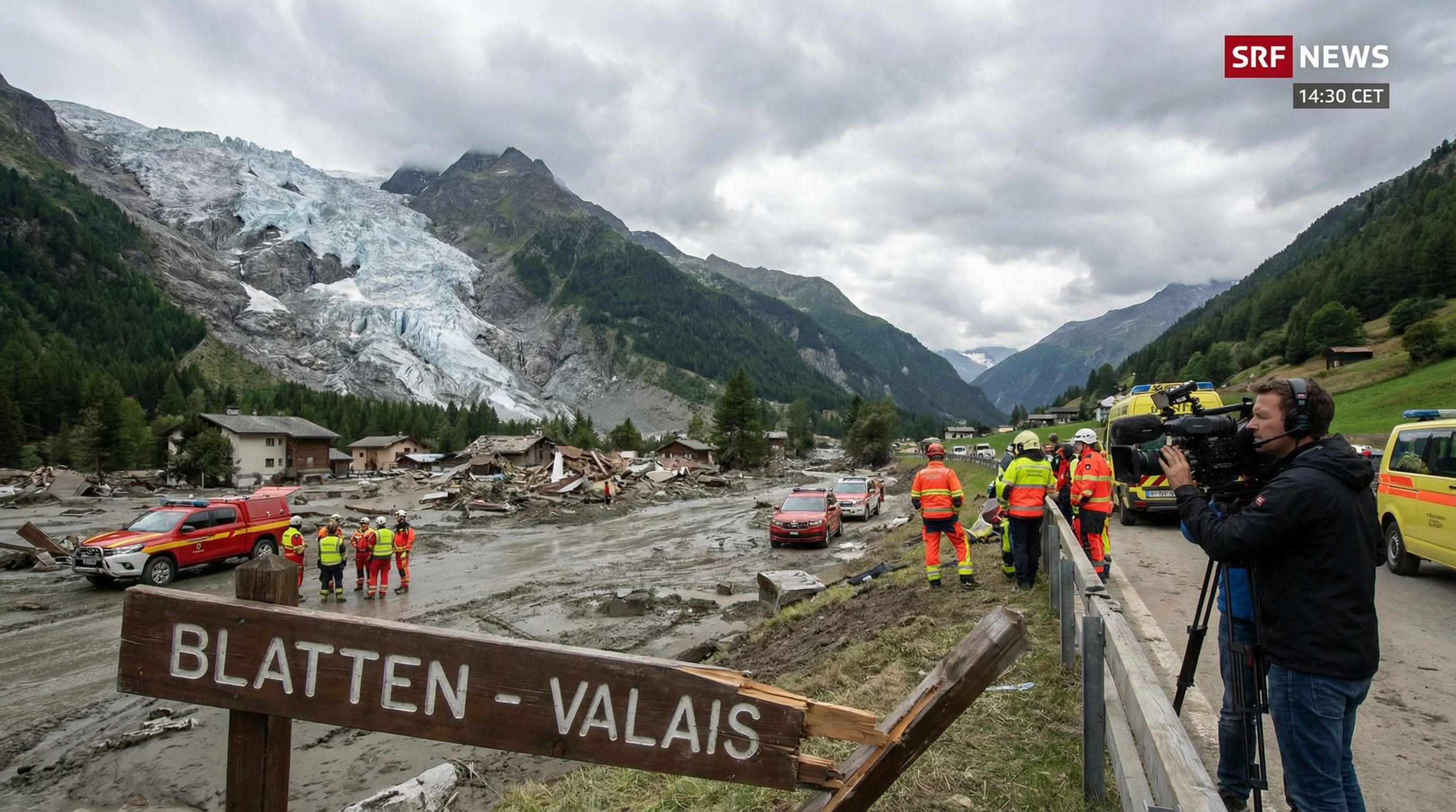 Massive Glacier Collapse Devastates Swiss Village of Blatten