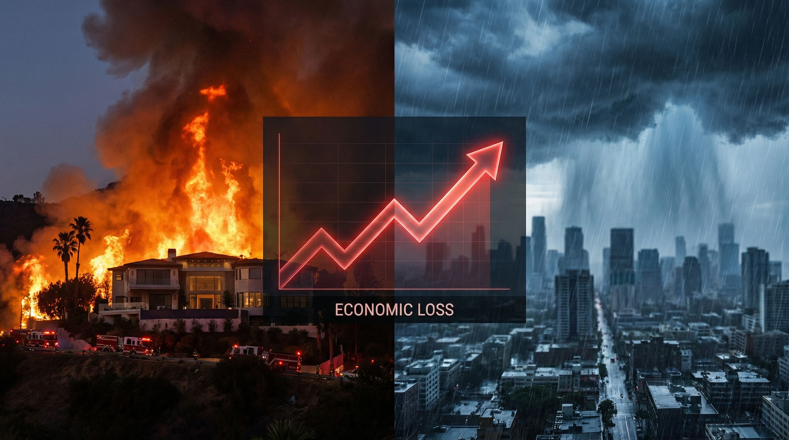 Natural disasters drive insurance losses to near-record levels