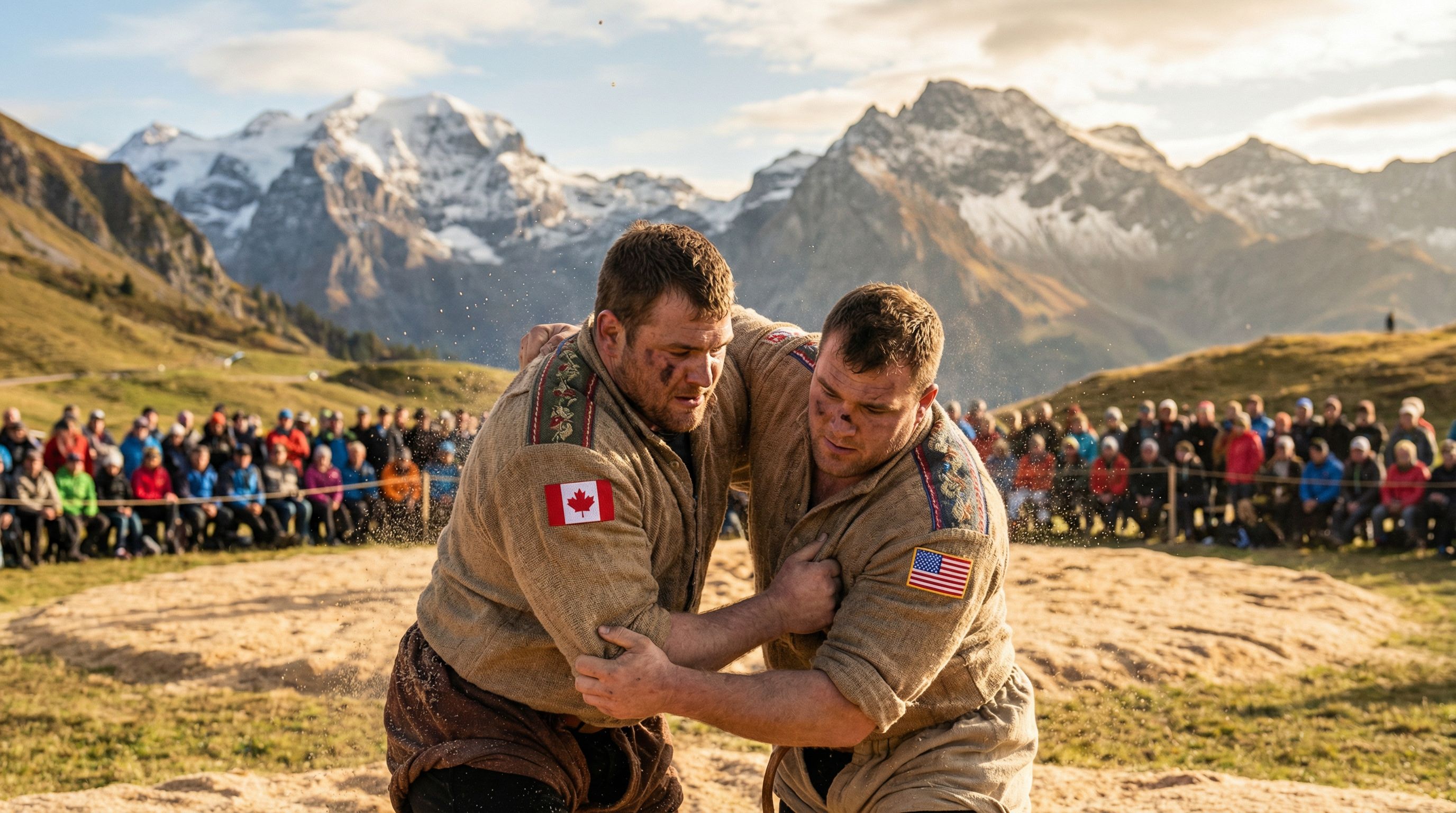 North American Swiss Wrestlers Keep Tradition Alive
