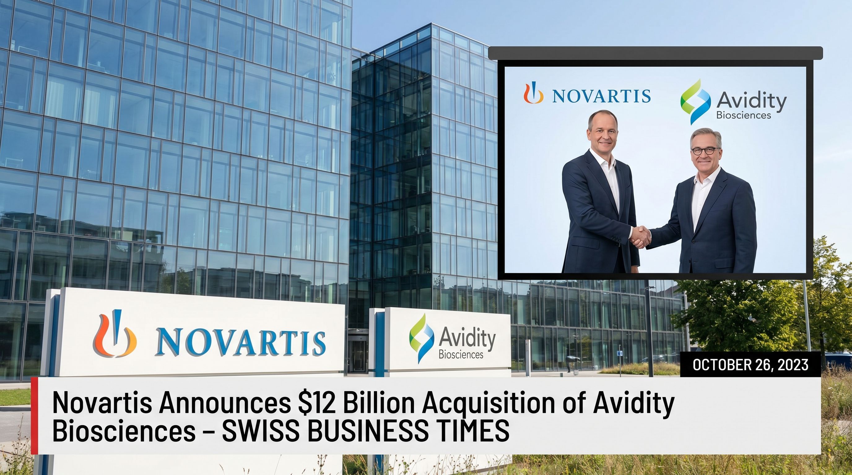 Novartis Announces $12 Billion Acquisition of Avidity Biosciences