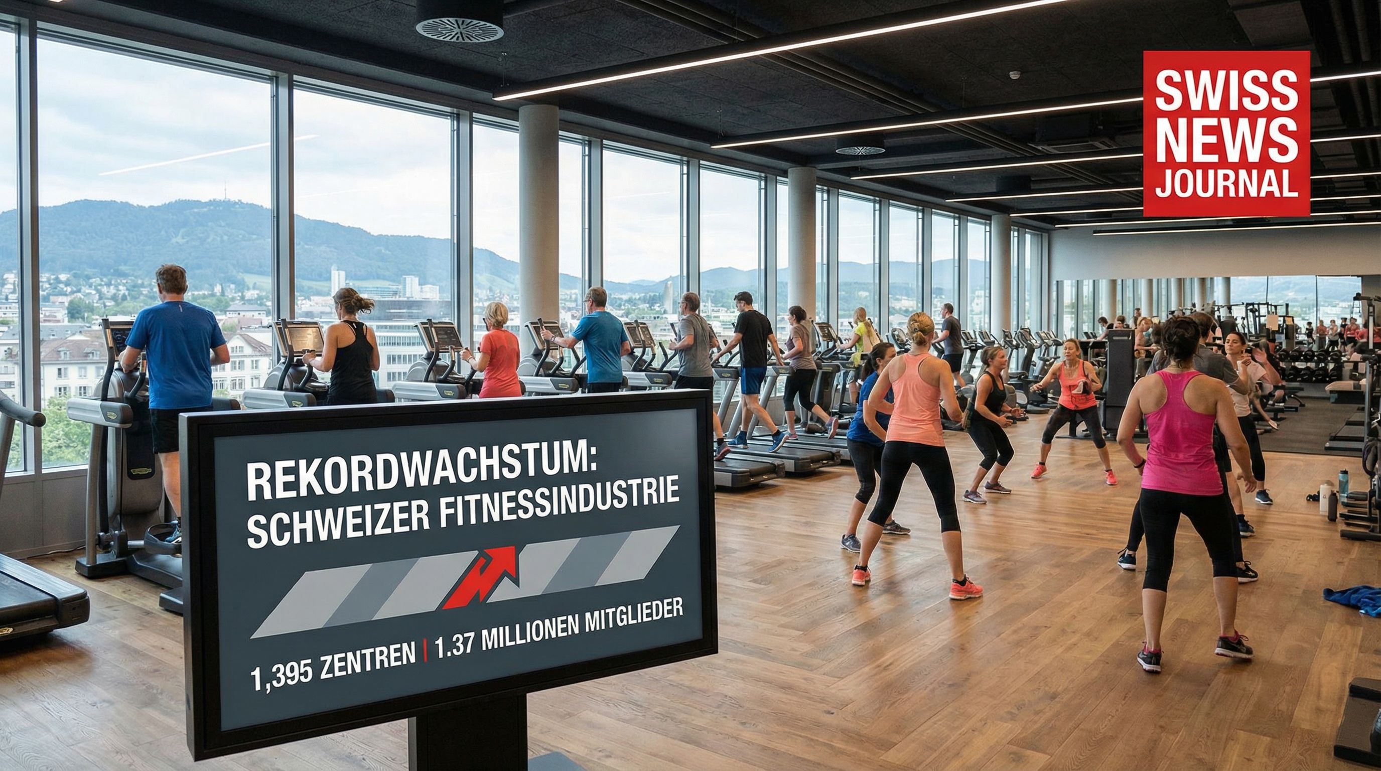 Record Growth for Swiss Fitness Industry Post-Covid