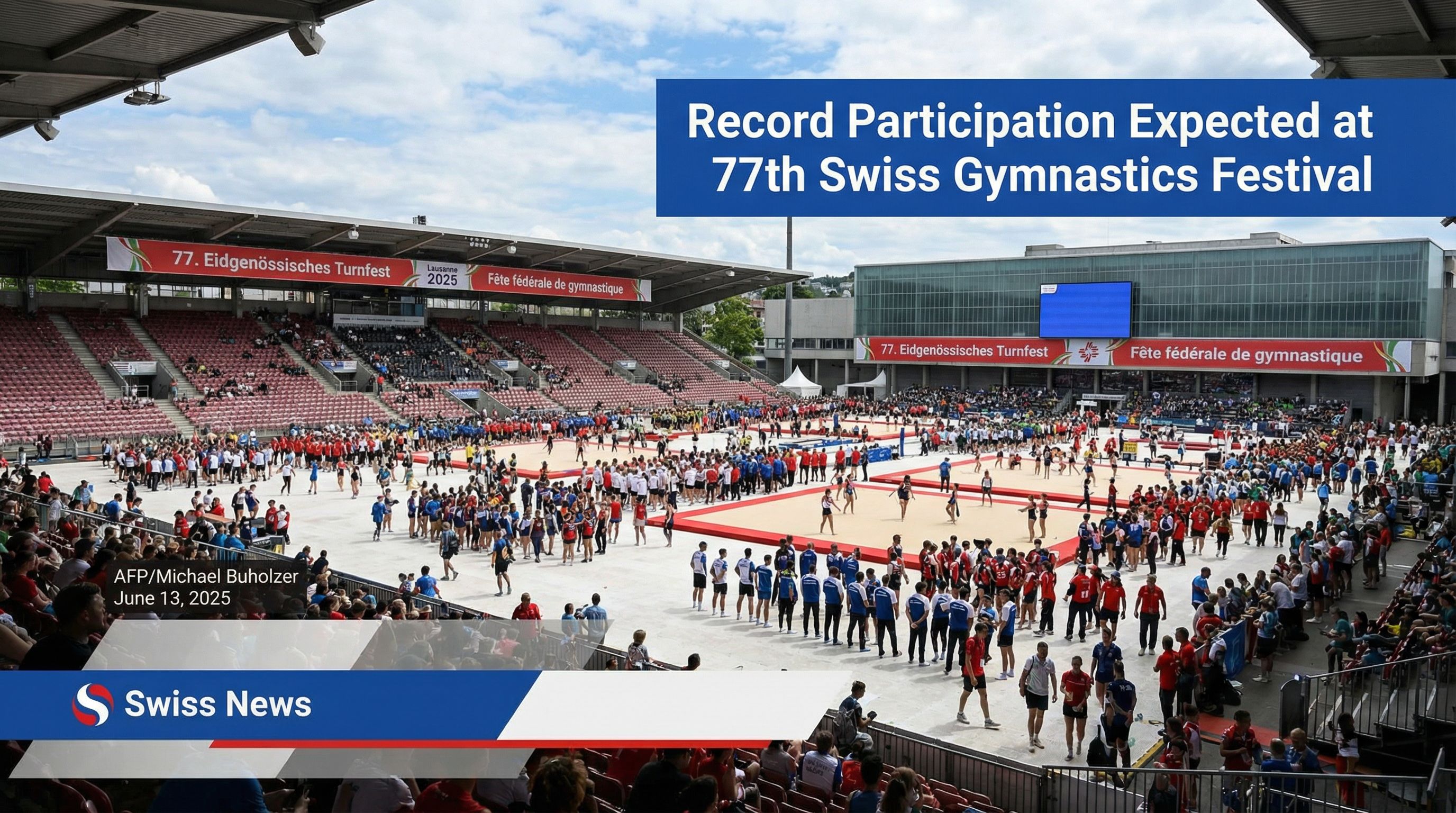 Record Participation Expected at 77th Swiss Gymnastics Festival
