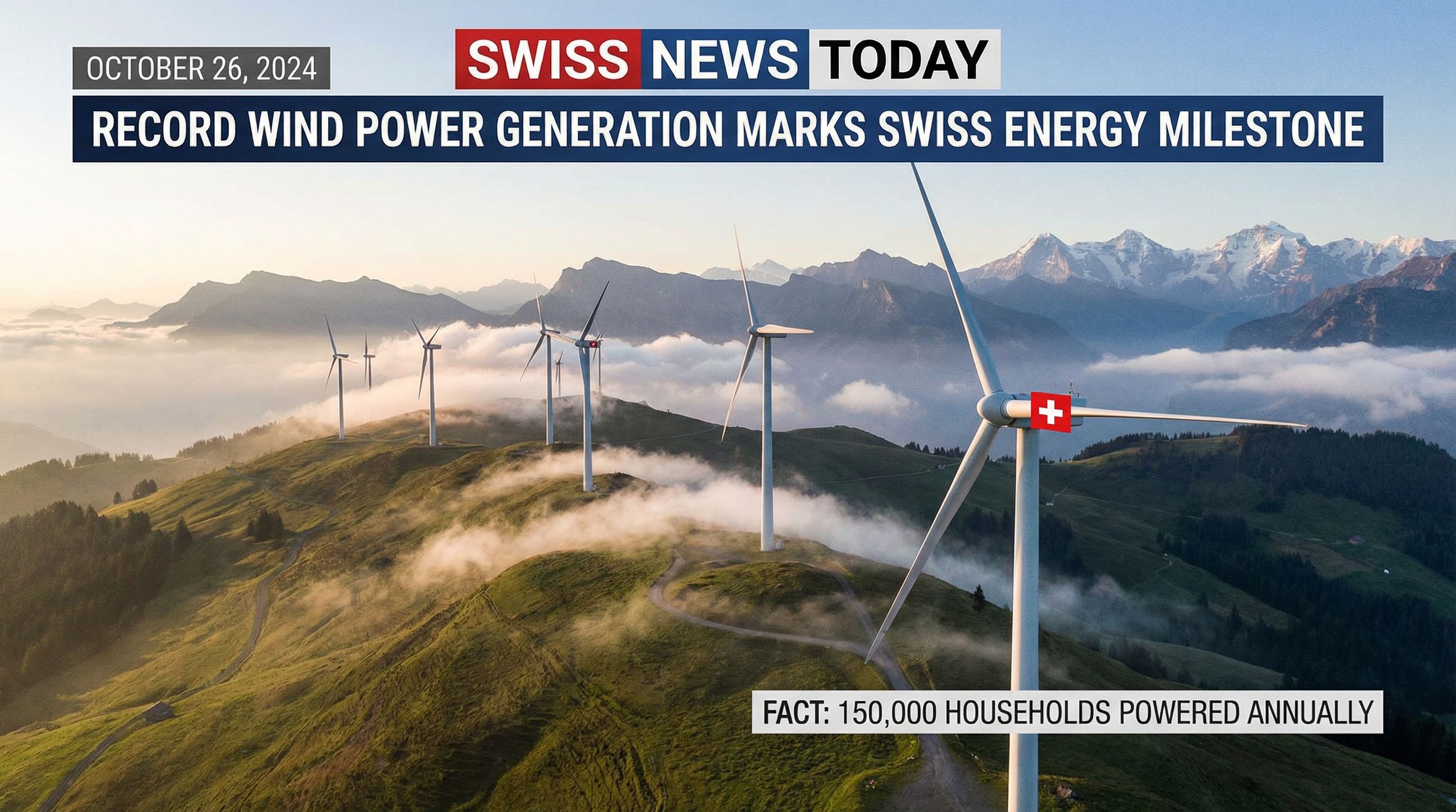 Record Wind Power Generation Marks Swiss Energy Milestone