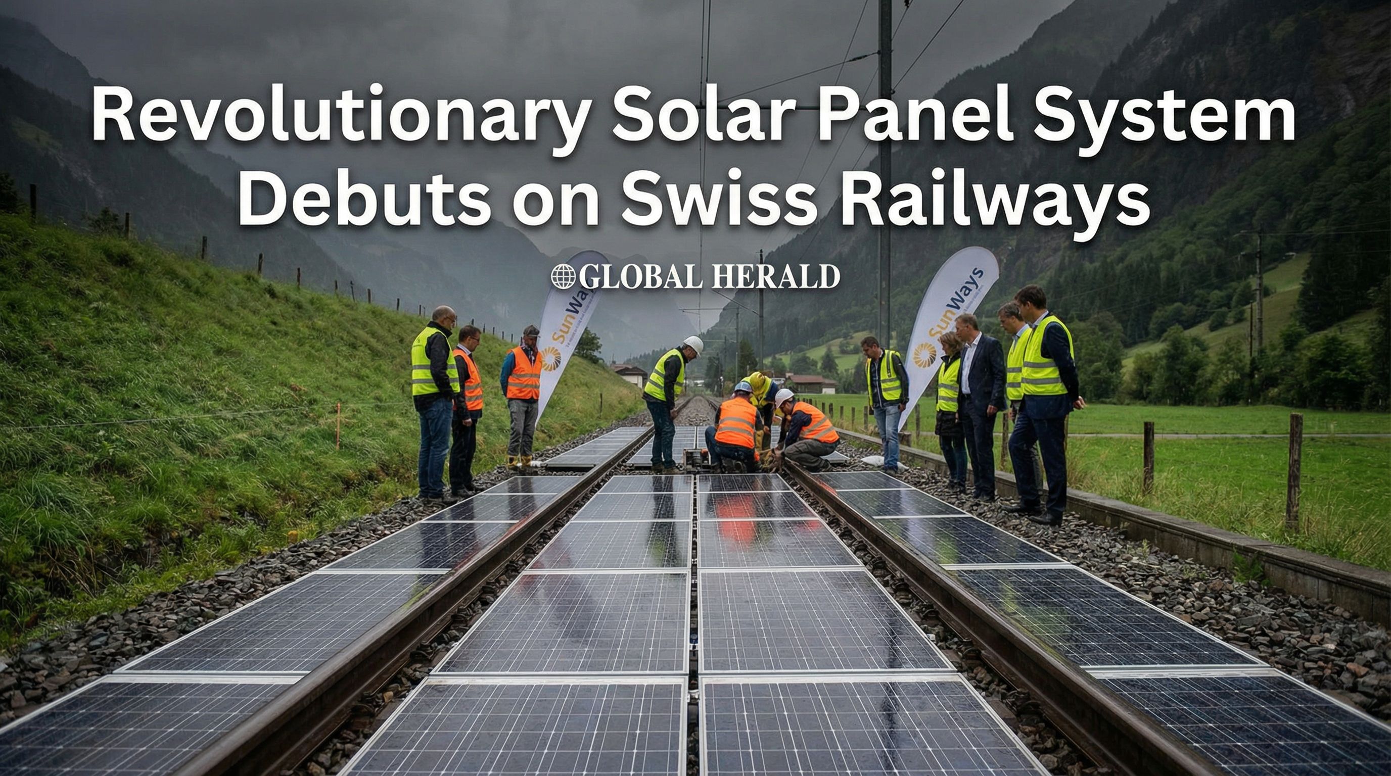 Revolutionary Solar Panel System Debuts on Swiss Railways