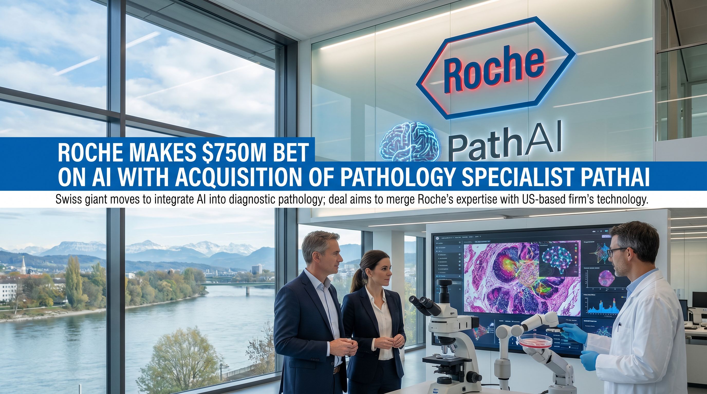 Roche Makes $750M Bet on AI with Acquisition of Pathology Specialist PathAI