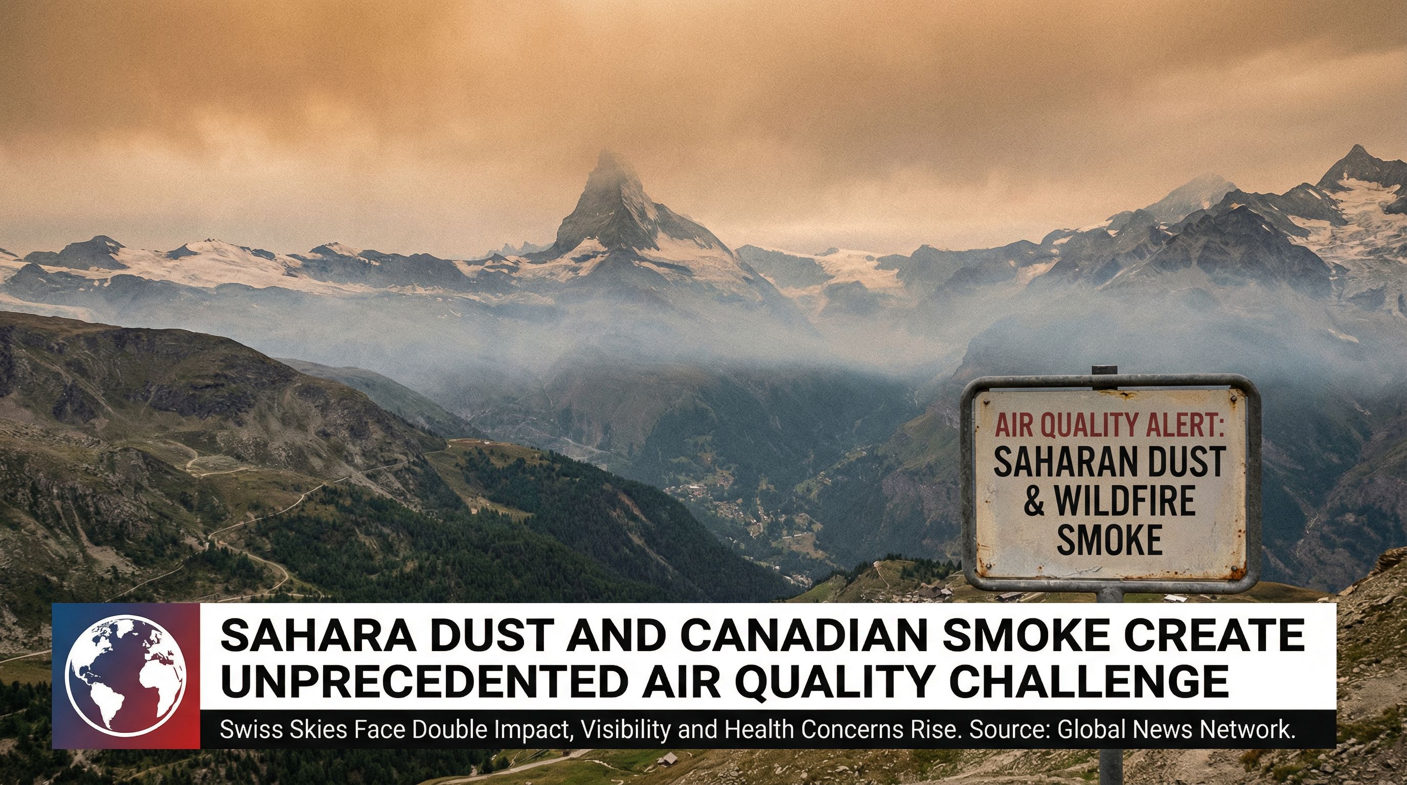 Sahara Dust and Canadian Smoke Create Unprecedented Air Quality Challenge