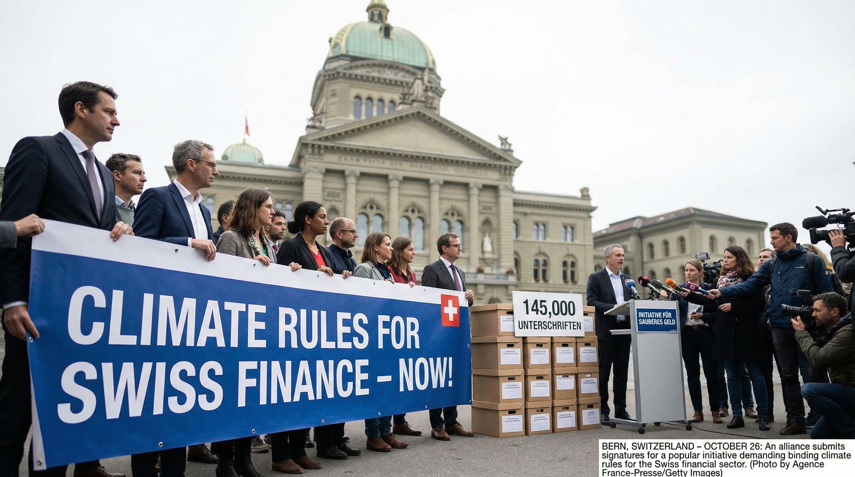 New Initiative Demands Binding Climate Rules for Swiss Financial Sector