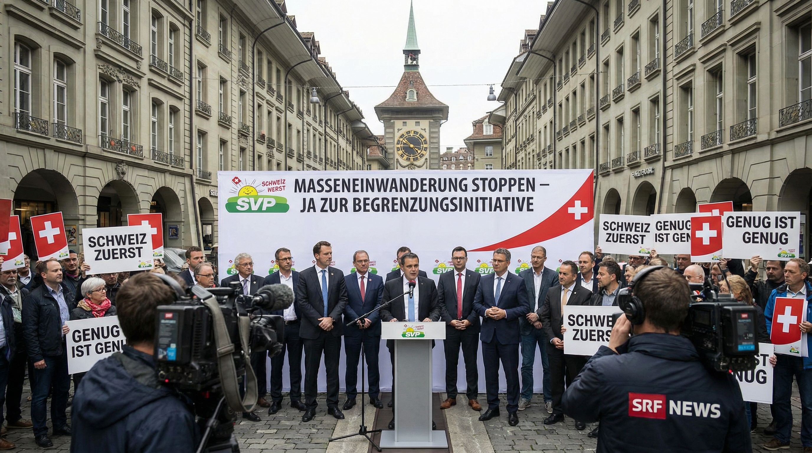 SVP Launches 'No to 10 Million' Anti-Immigration Campaign