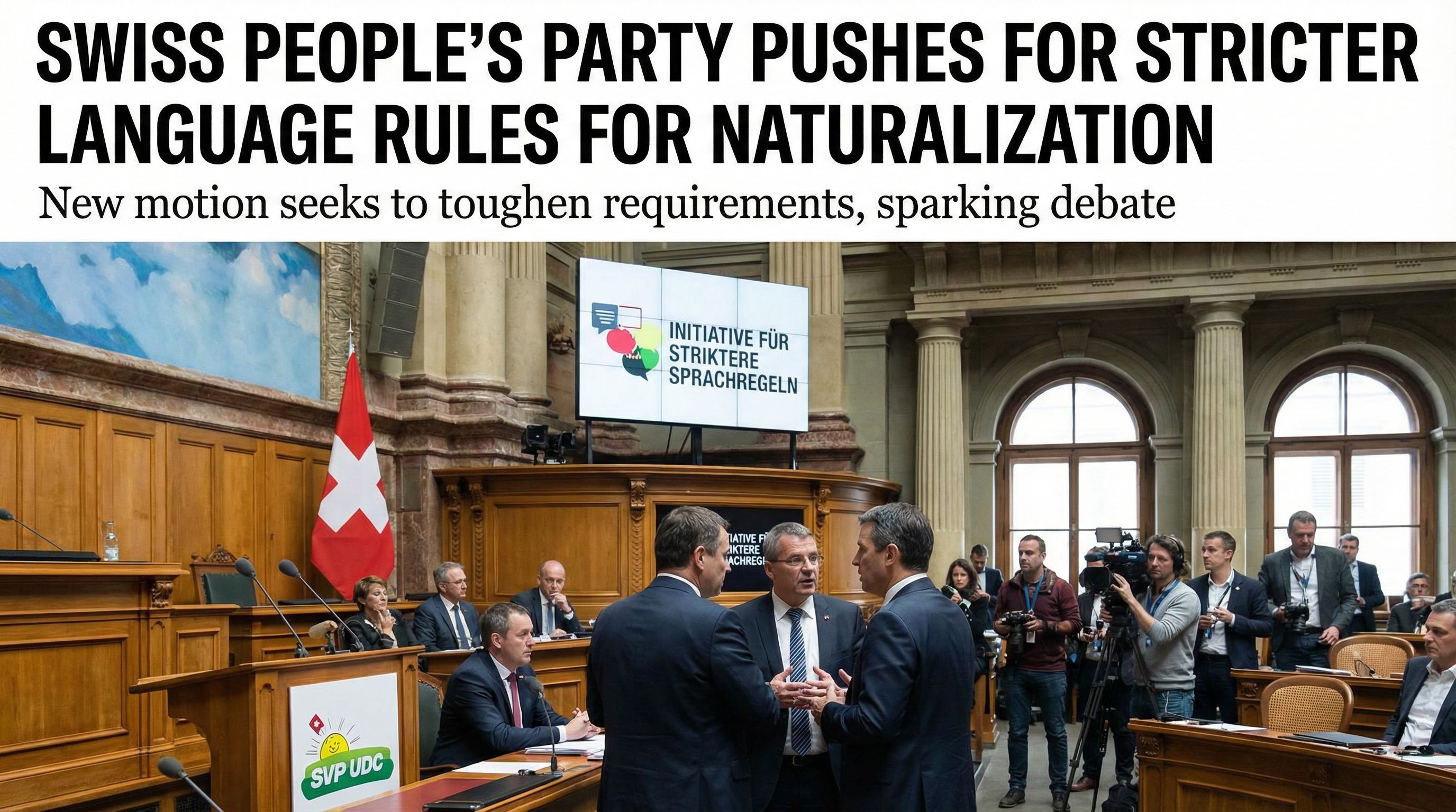 Swiss People's Party Pushes for Stricter Language Rules for Naturalization
