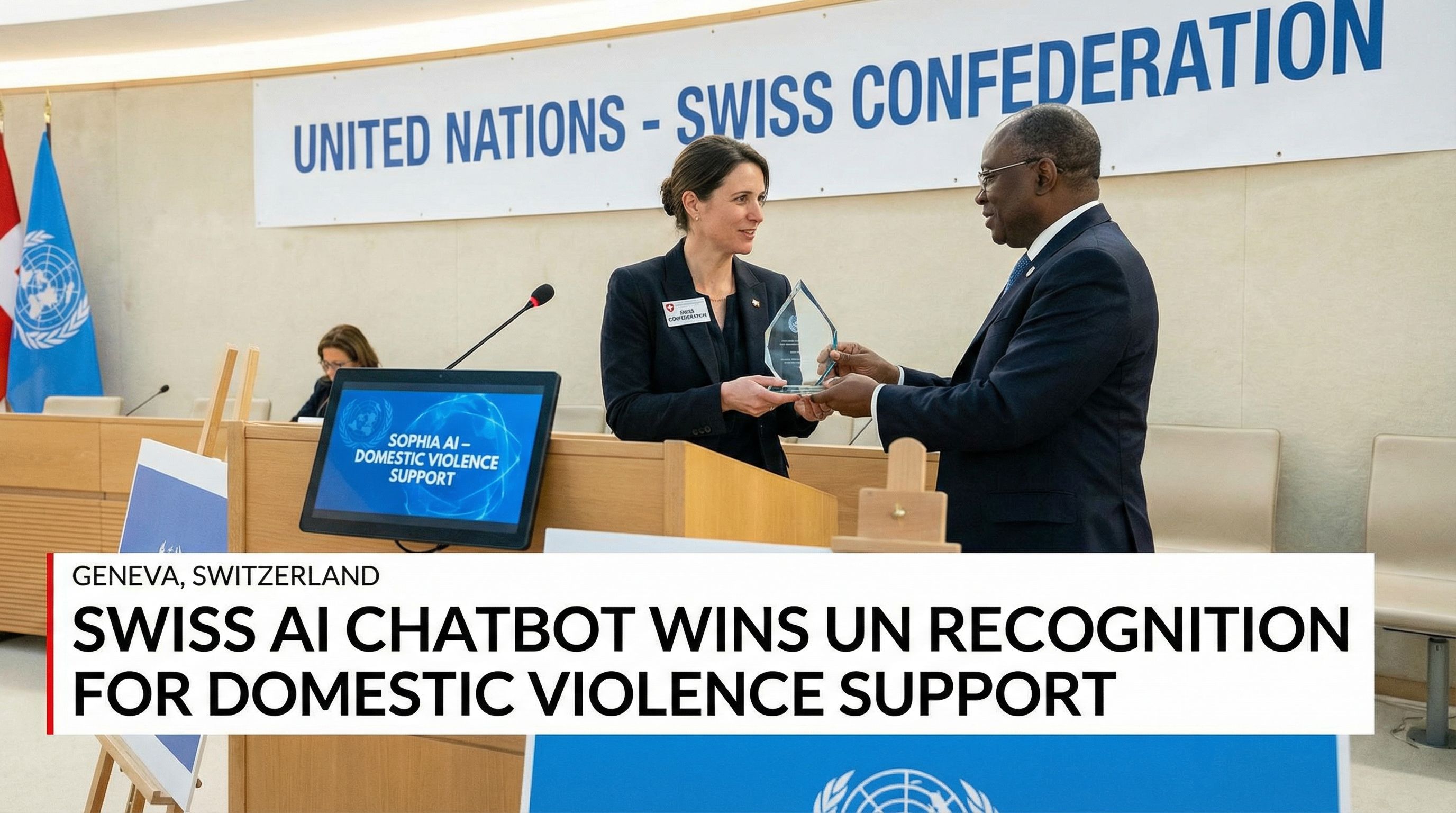 Swiss AI Chatbot Wins UN Recognition for Domestic Violence Support