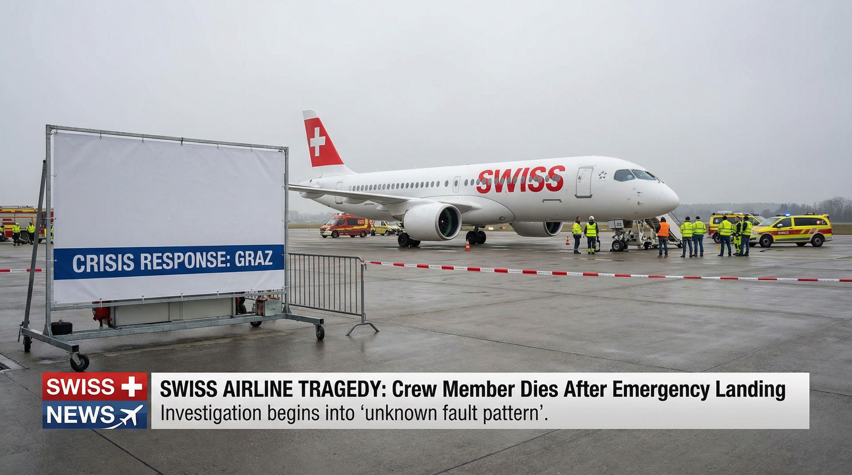 SWISS Airline Tragedy: Crew Member Dies After Emergency Landing