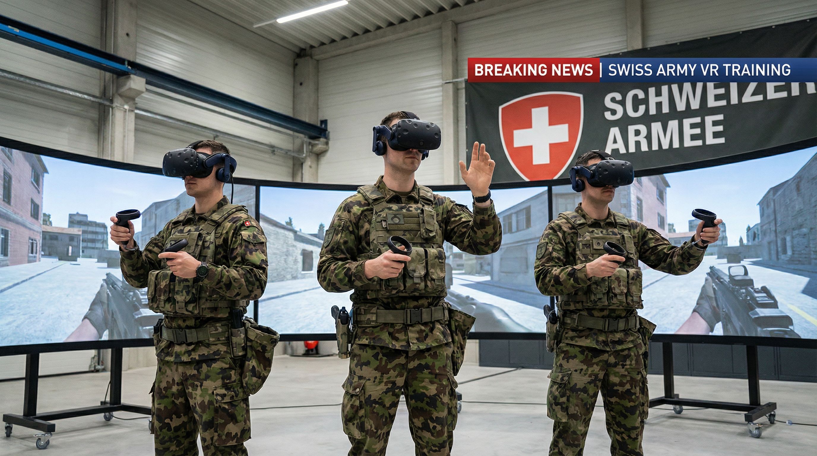 Swiss Army Introduces Virtual Reality Combat Training Program
