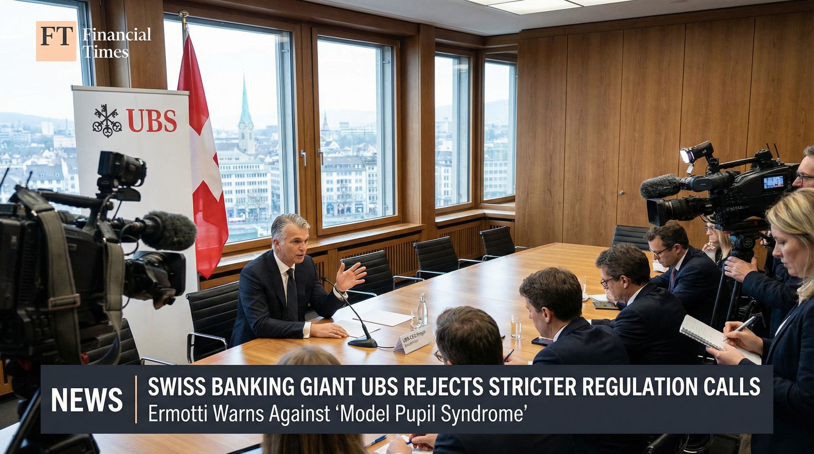 Swiss Banking Giant UBS Rejects Stricter Regulation Calls