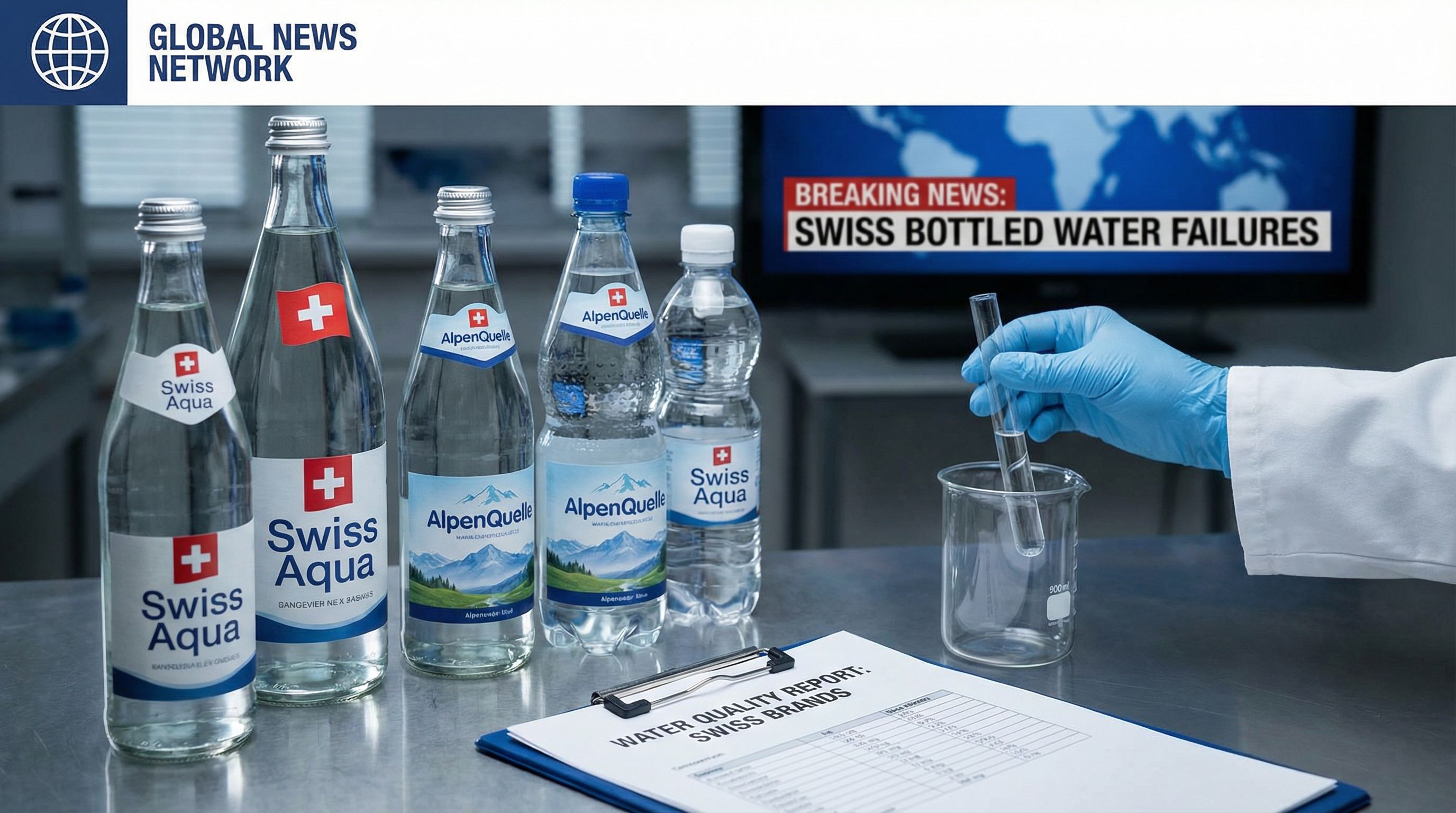 Swiss bottled water brands fail pollution safety tests