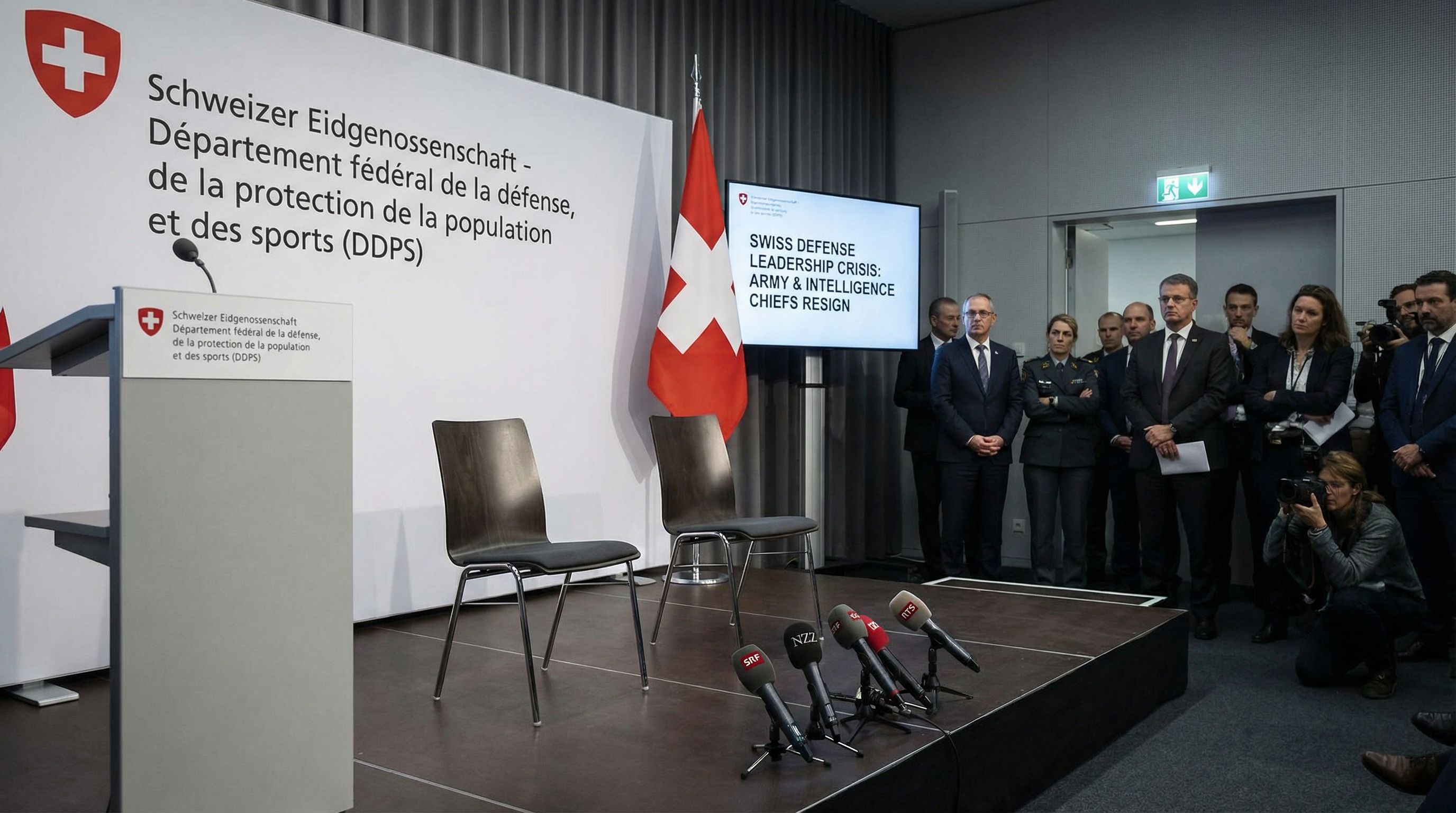 Swiss Defense Leadership Crisis: Army and Intelligence Chiefs Resign
