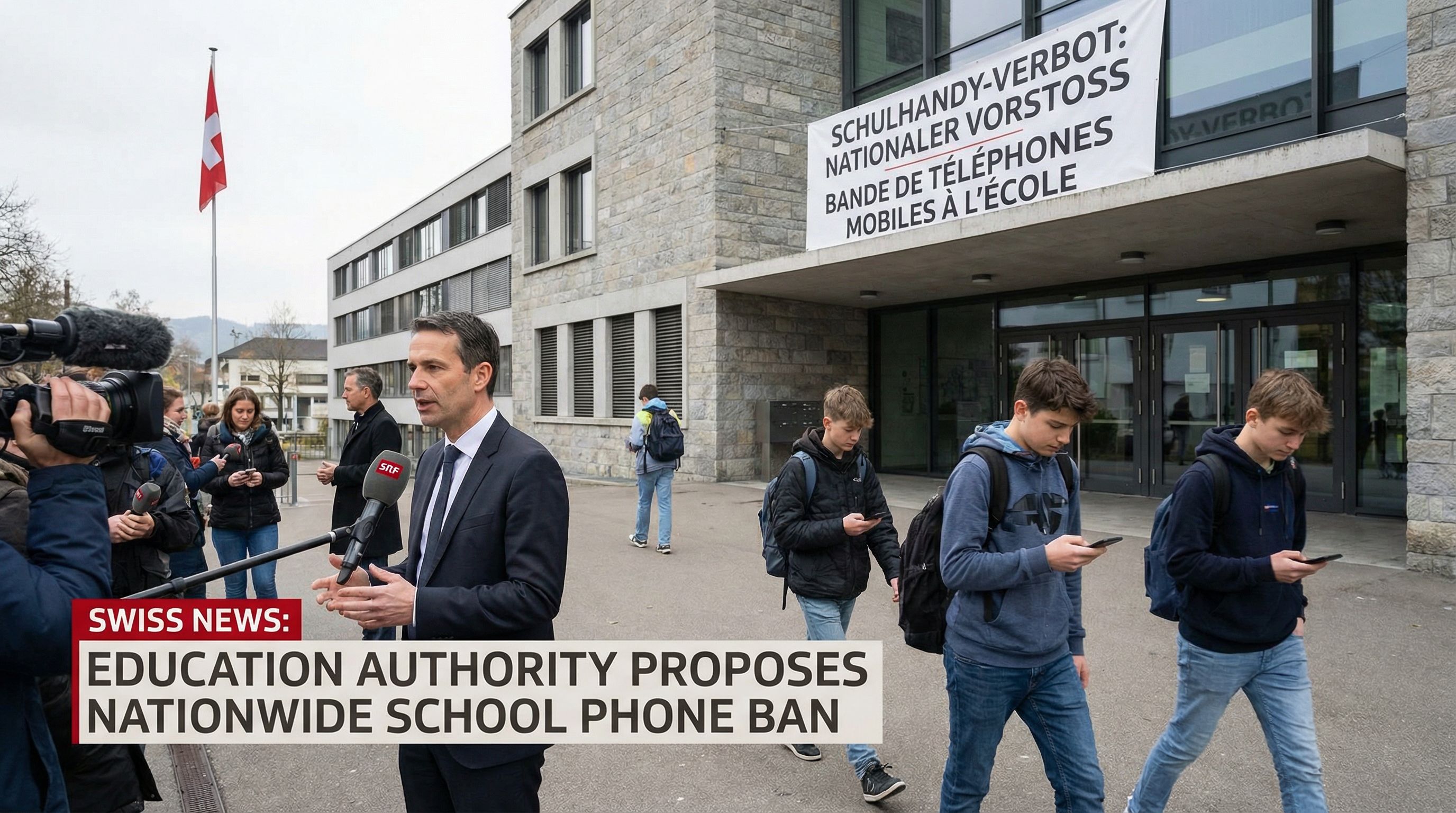 Swiss Education Authority Pushes for National Mobile Phone Ban in Schools