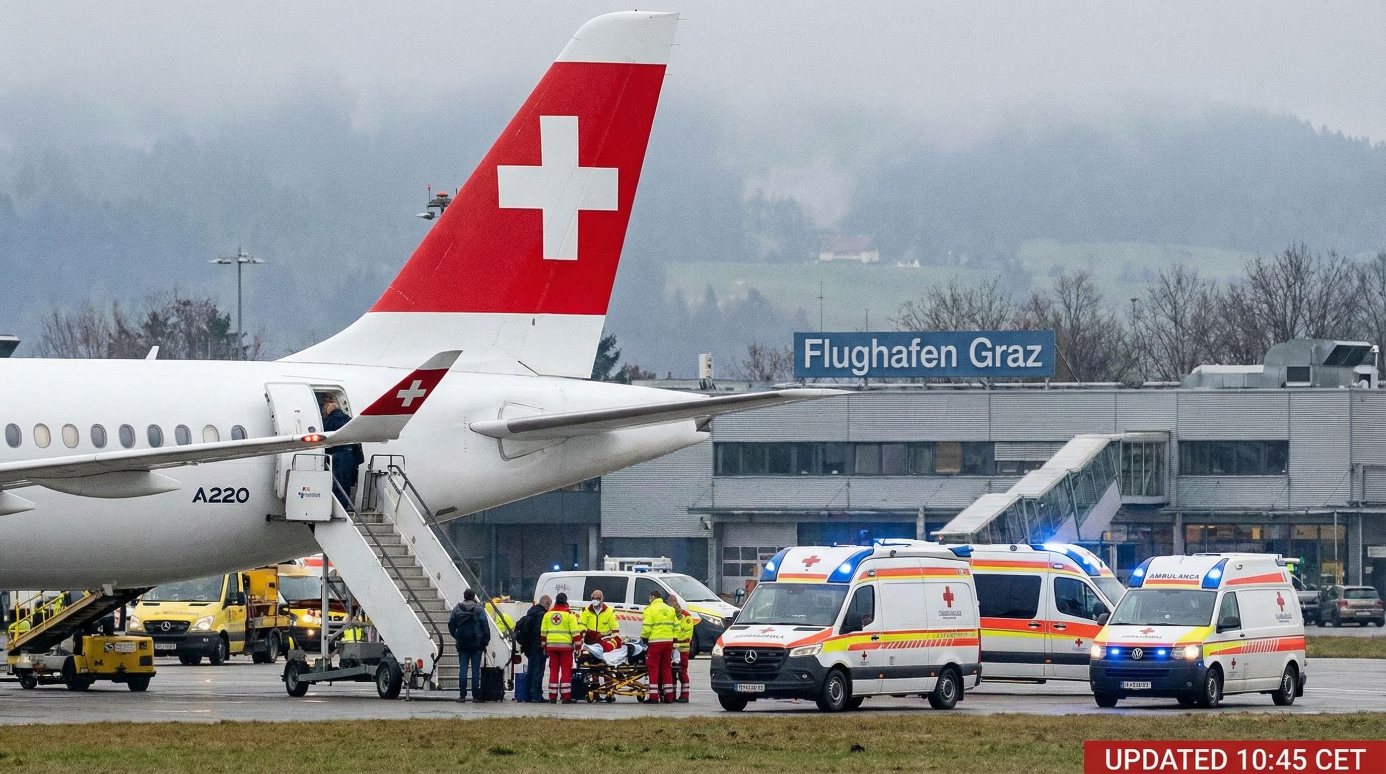 SWISS Flight Makes Emergency Landing in Graz: Multiple Passengers Treated