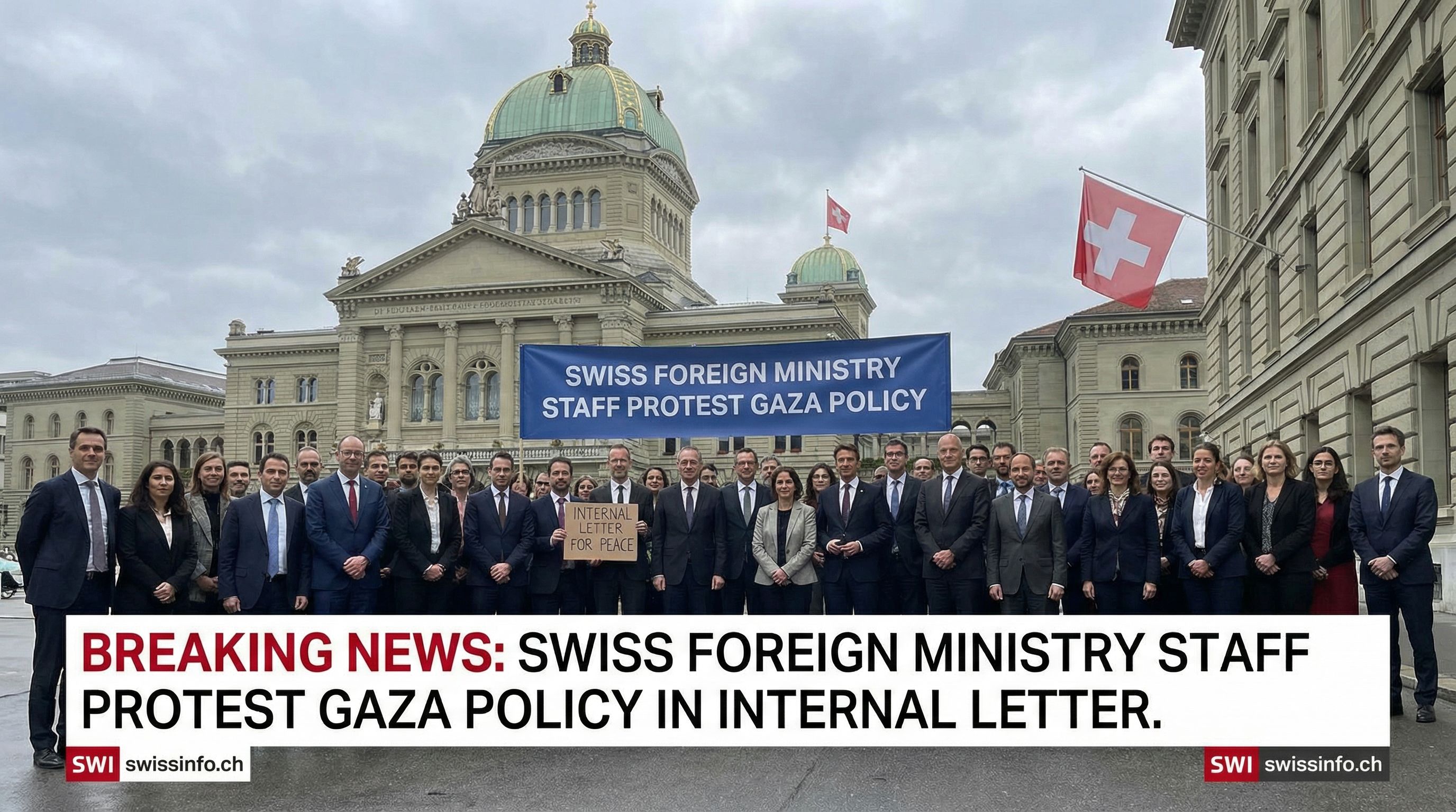 Swiss Foreign Ministry Staff Protest Gaza Policy in Internal Letter