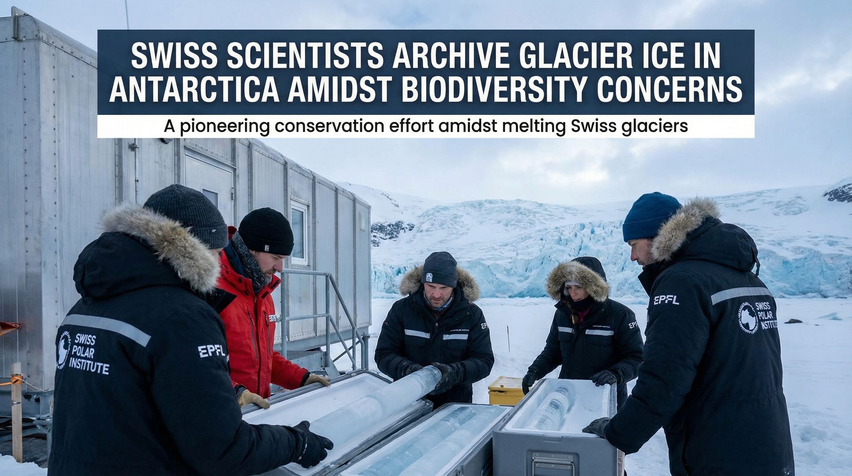 Swiss Scientists Archive Glacier Ice in Antarctica Amidst Biodiversity ...
