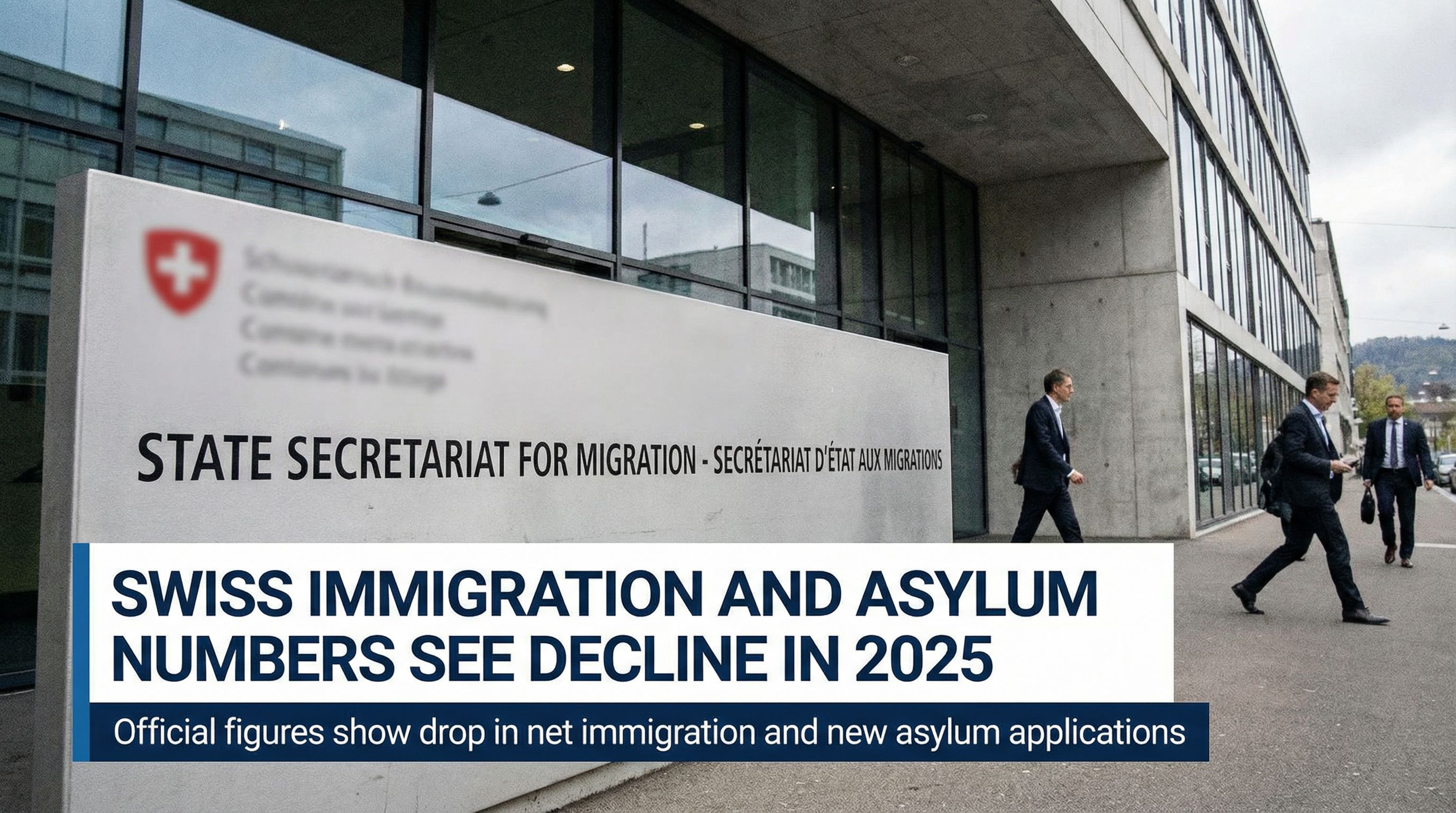 Swiss Immigration and Asylum Numbers See Decline in 2025