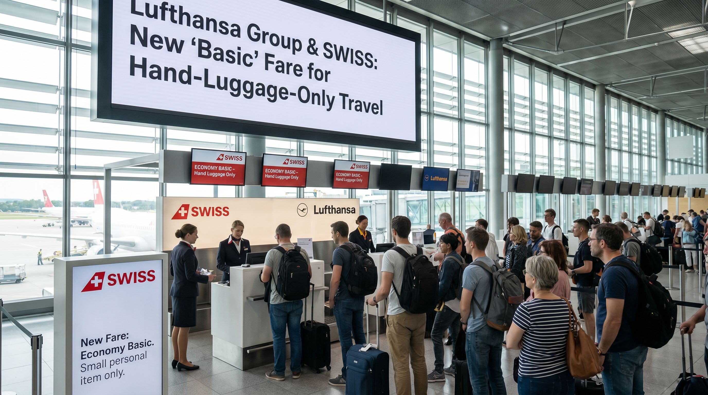 SWISS and Lufthansa Group Introduce New 'Basic' Fare for Hand-Luggage ...