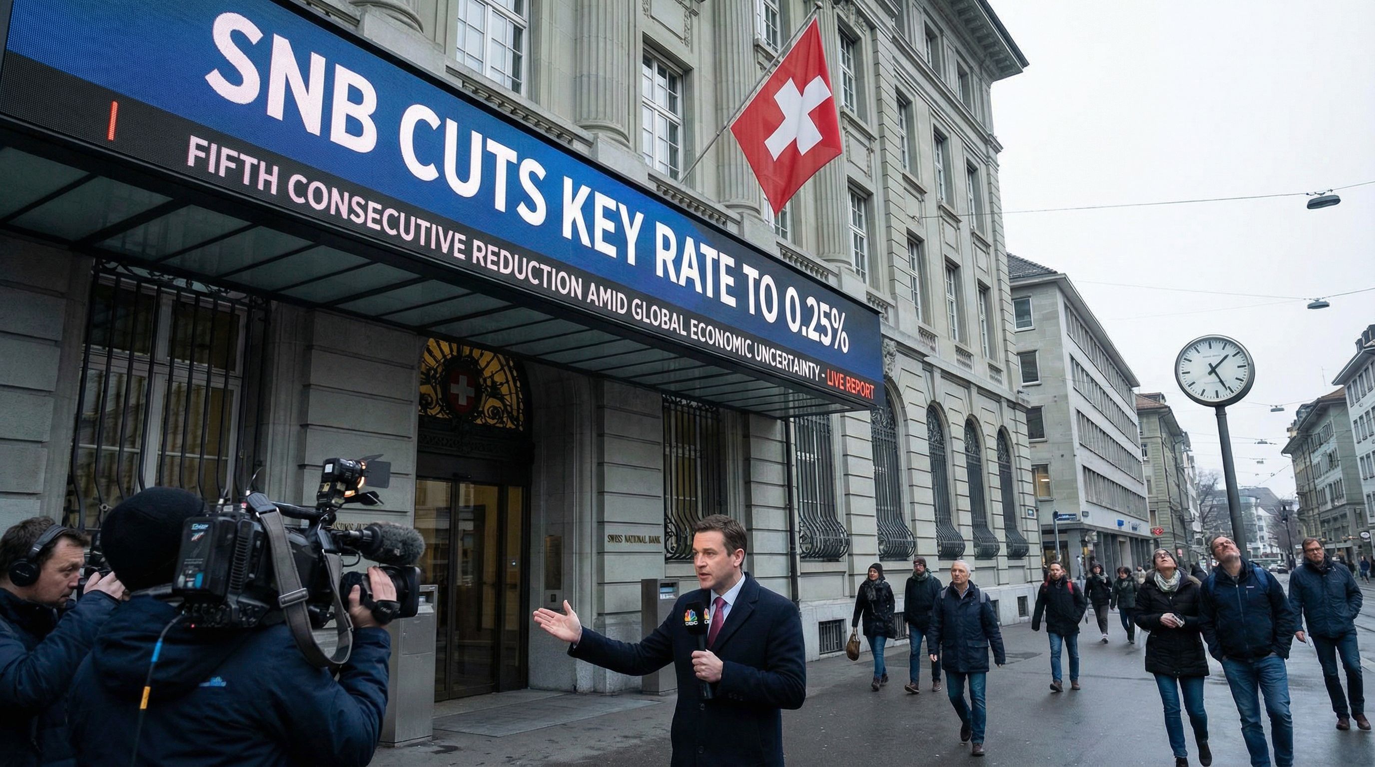 Swiss National Bank Makes Fifth Consecutive Rate Cut Amid Economic ...