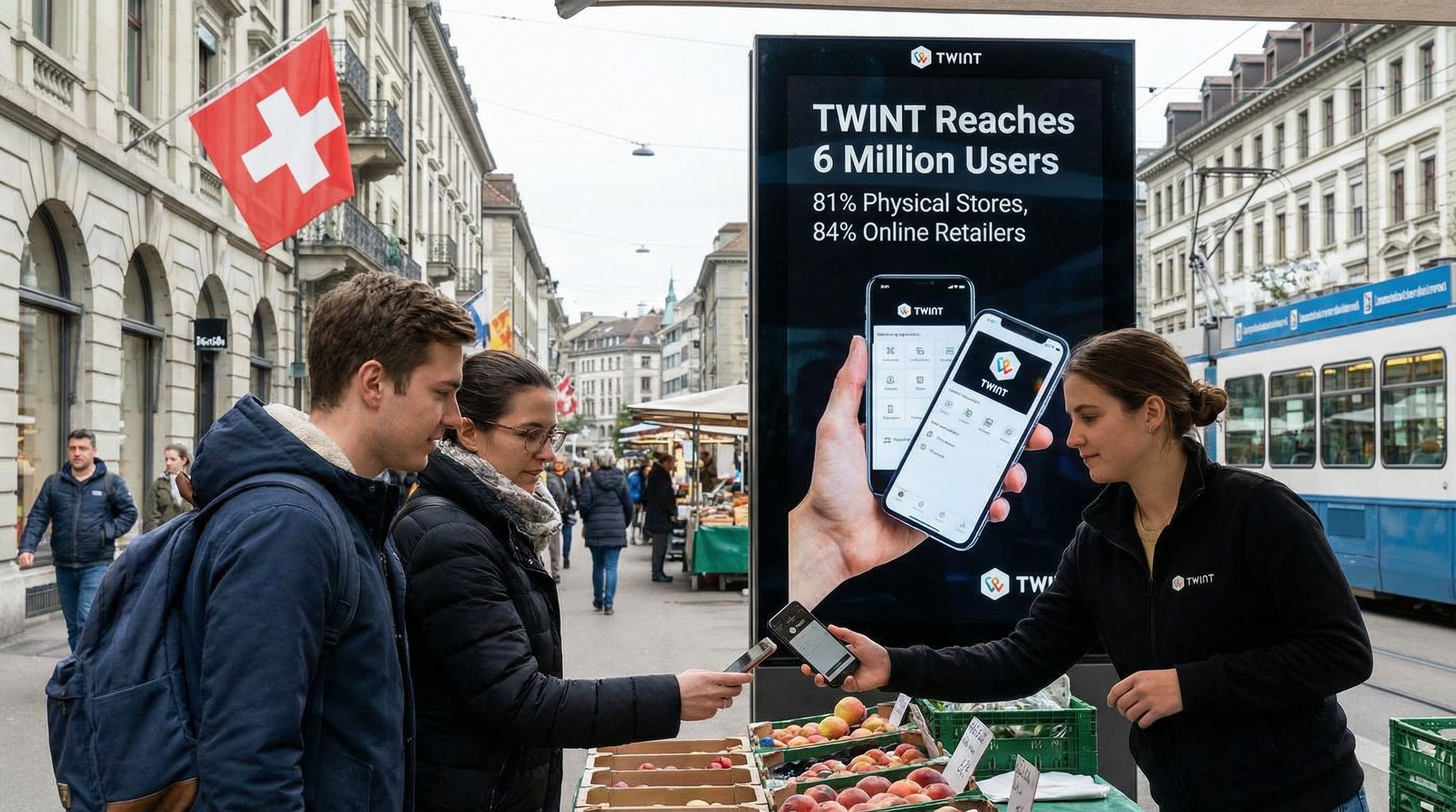 Swiss payment app Twint reaches 6 million users milestone