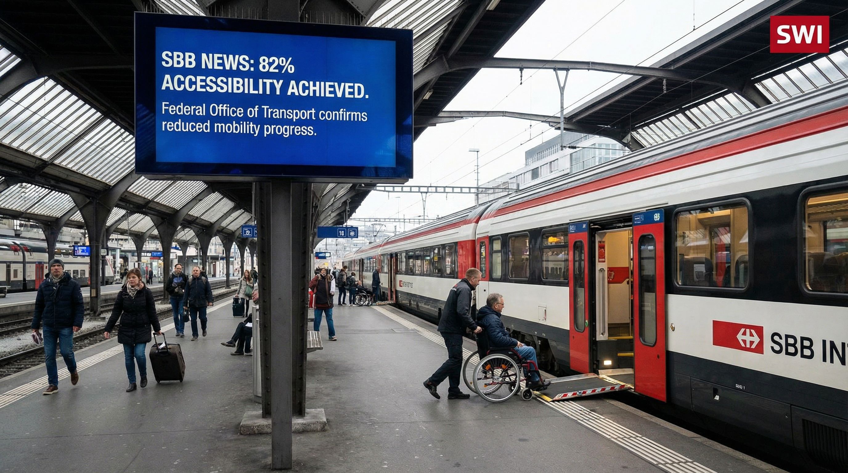 Swiss Railways Achieves 82% Accessibility for Reduced Mobility Passengers
