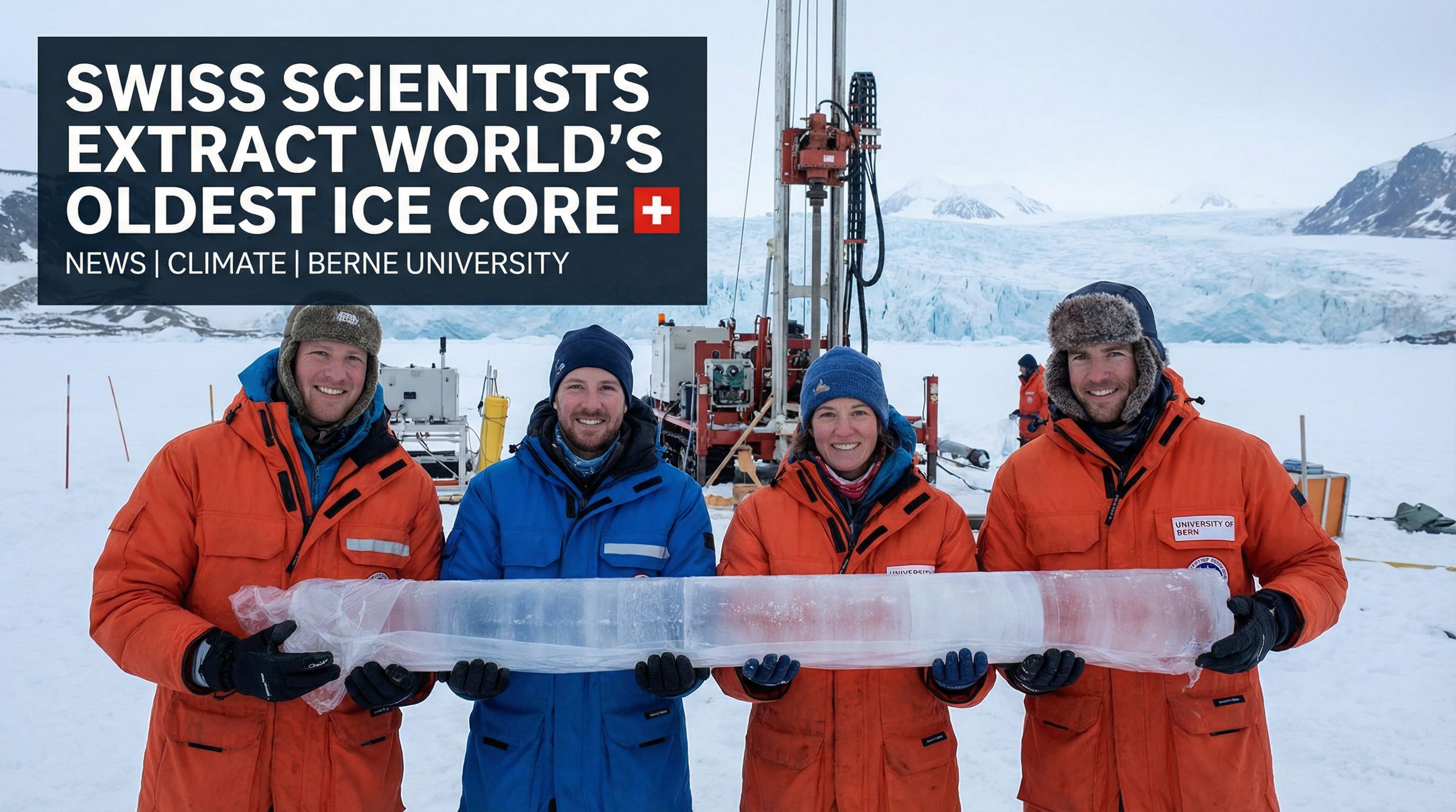 Swiss Scientists Extract World's Oldest Ice Core
