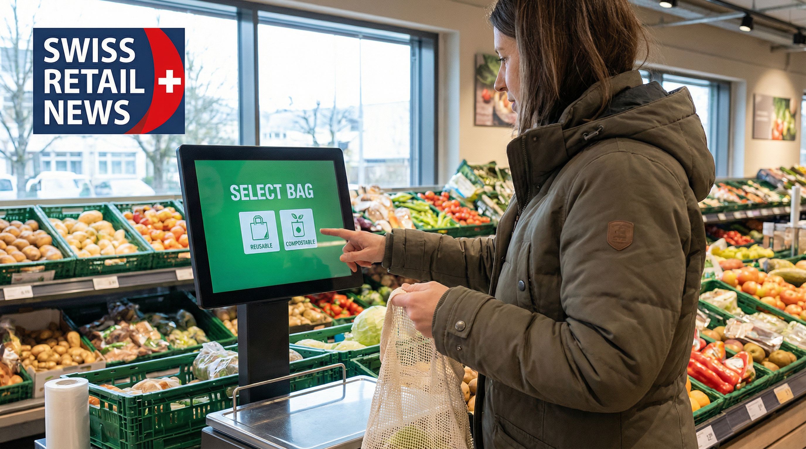 Swiss Supermarkets Implement New Produce Bag Selection System